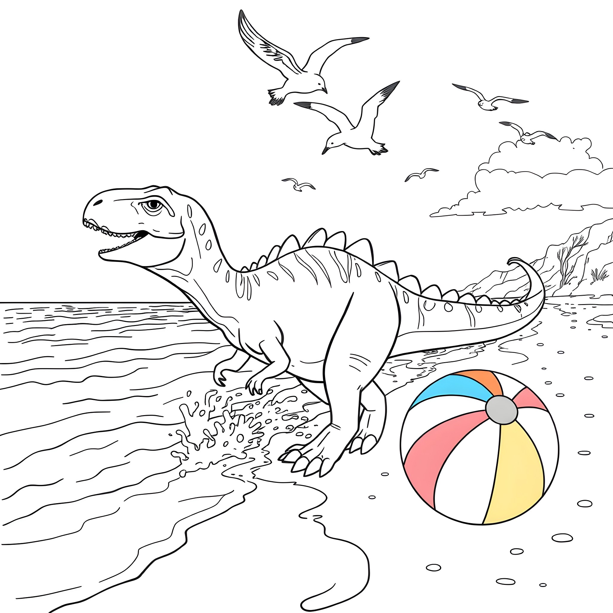 491 Best Dinosaur Coloring Pages (Free Printable PDFs)