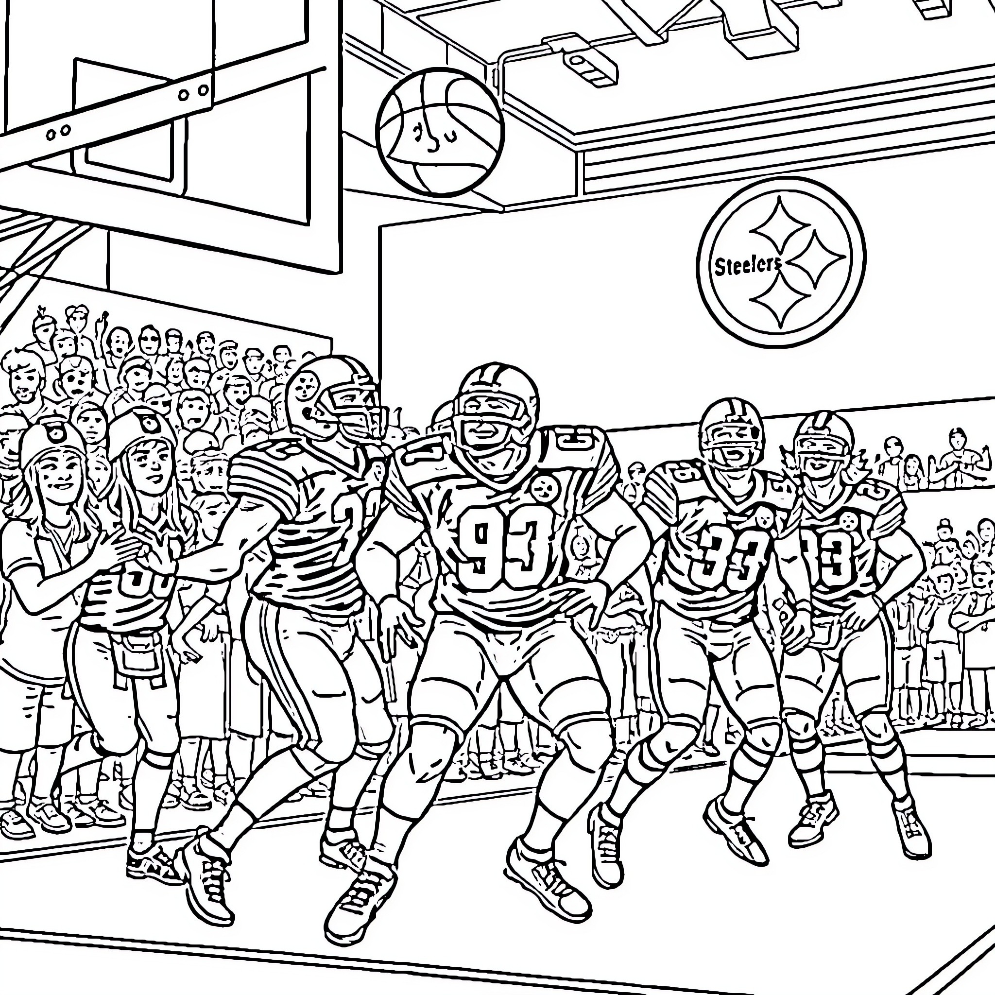 Best Pittsburgh Steelers Coloring Pages (Free Printable PDF)