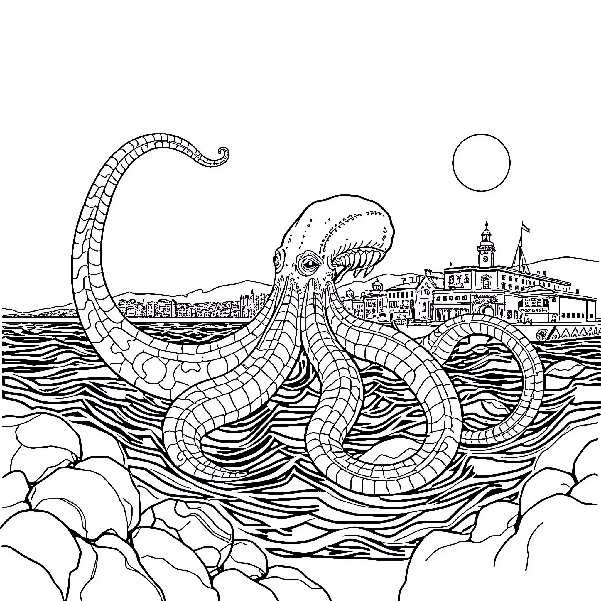 Best Kraken Coloring Pages (Free Printable PDF)