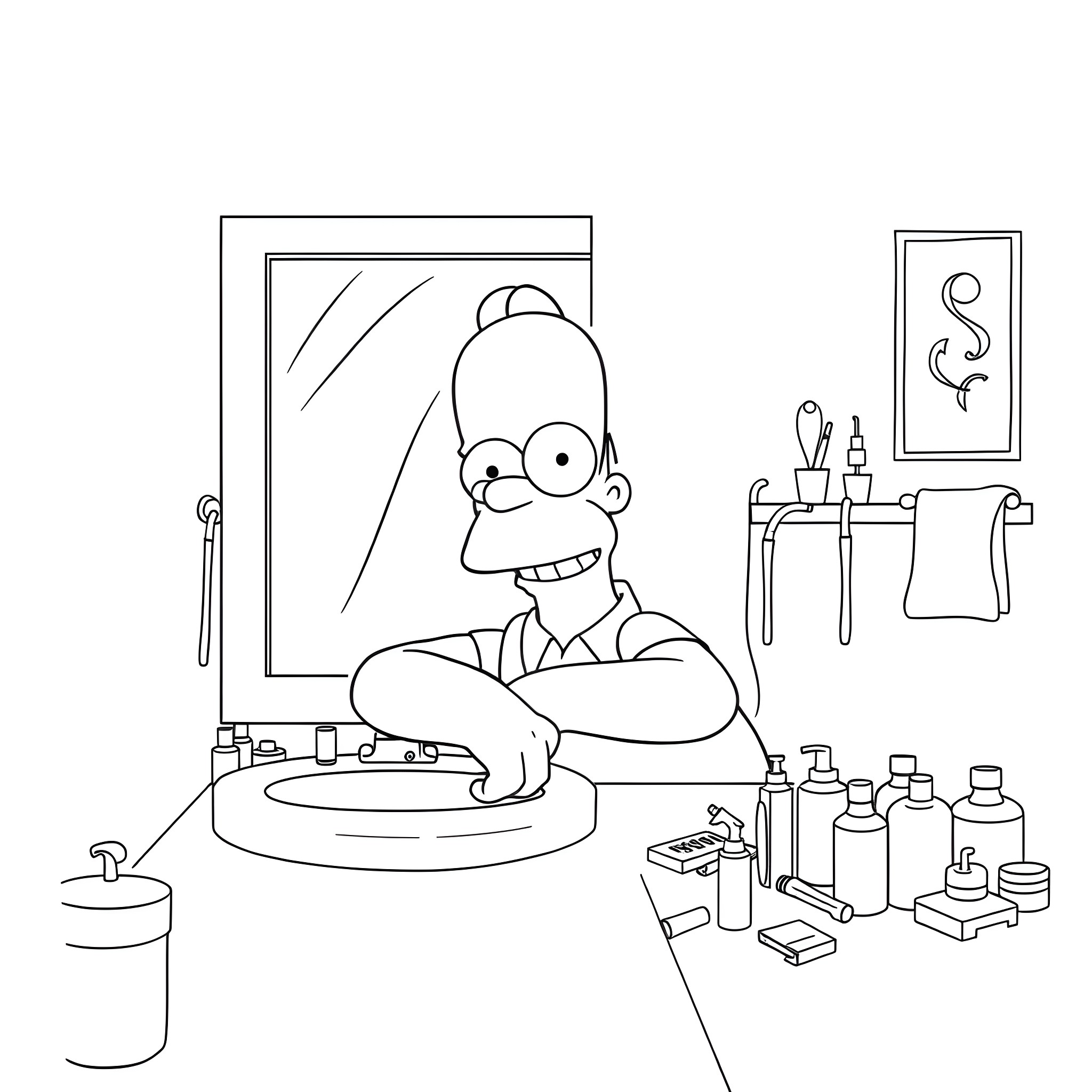 Best Homer Coloring Pages (Free Printable PDF)