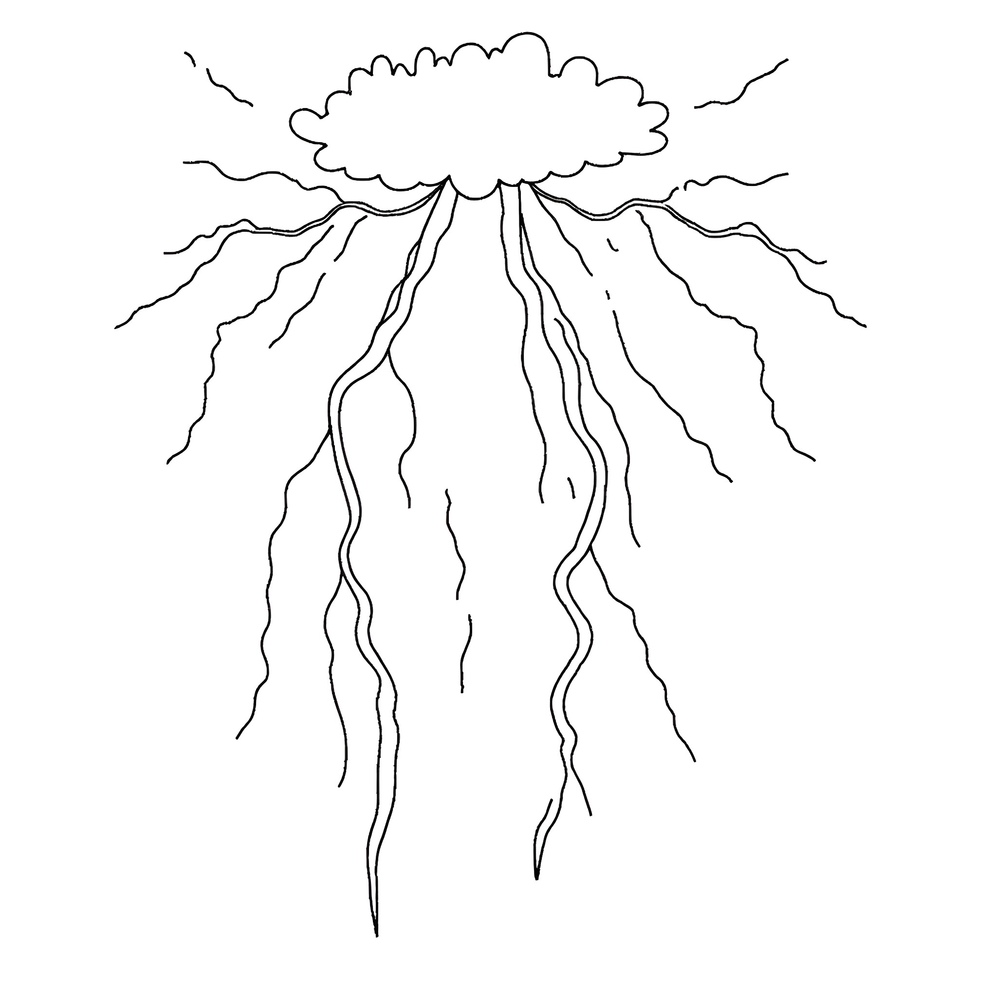 Best Lightning Bolt Coloring Pages (Free Printable PDF)