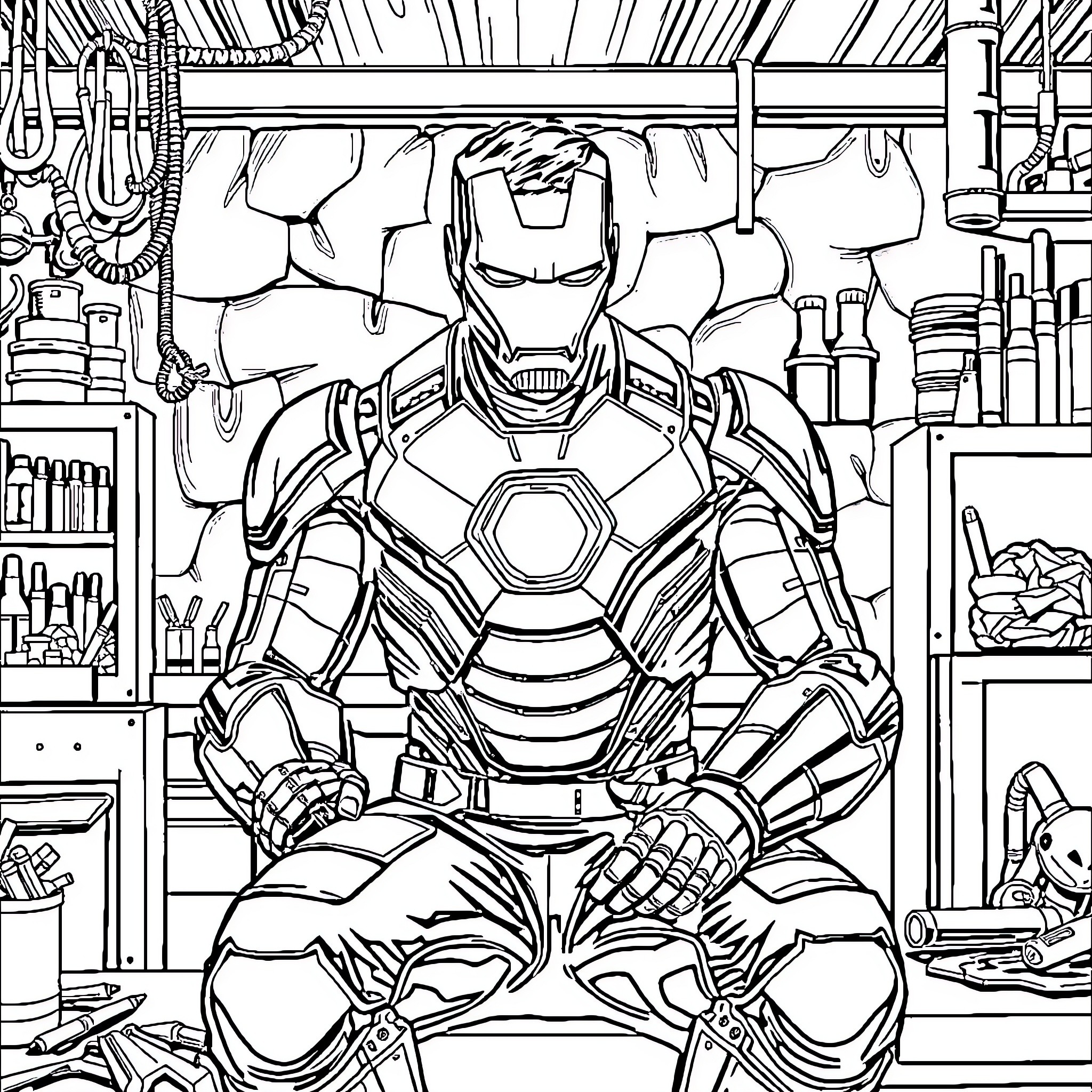 4 Best Tony Stark Coloring Pages (Free Printable PDFs)