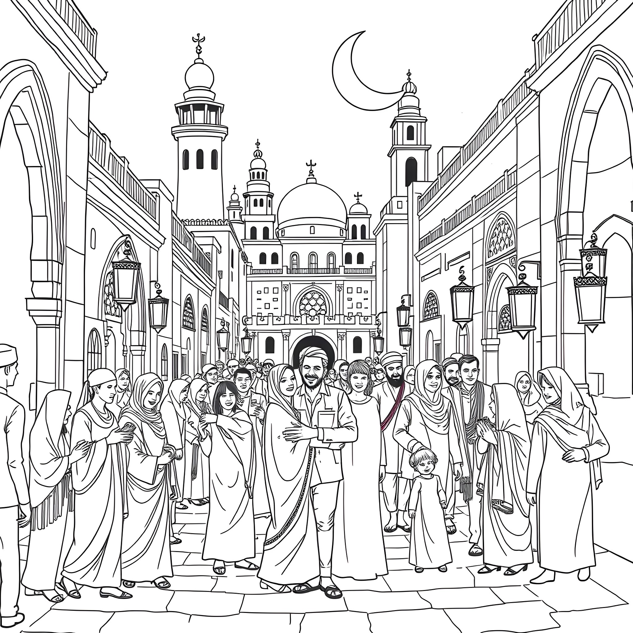 16 Best Muslim Coloring Pages (Free Printable PDFs)