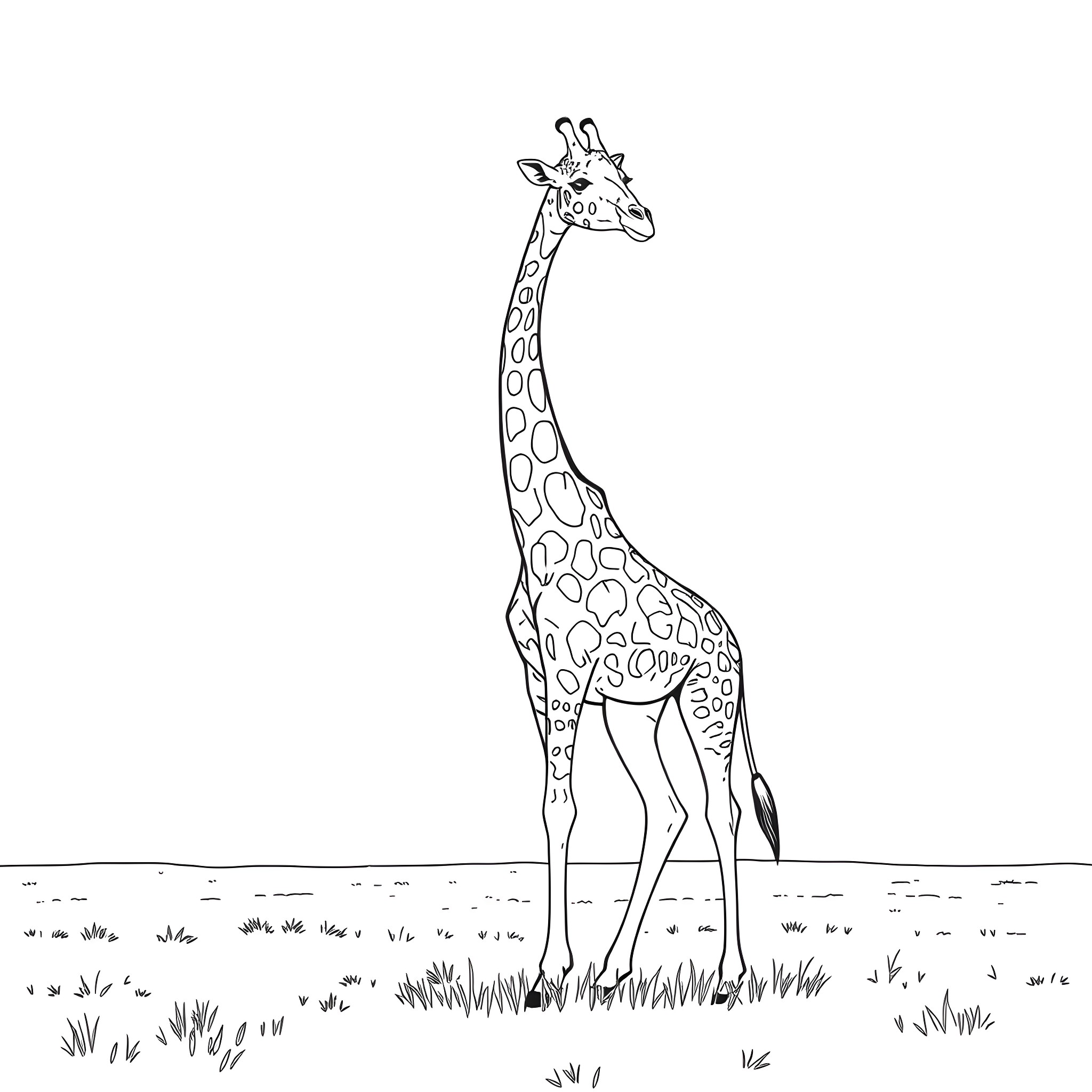 131 Best Giraffe Coloring Pages (Free Printable PDFs)