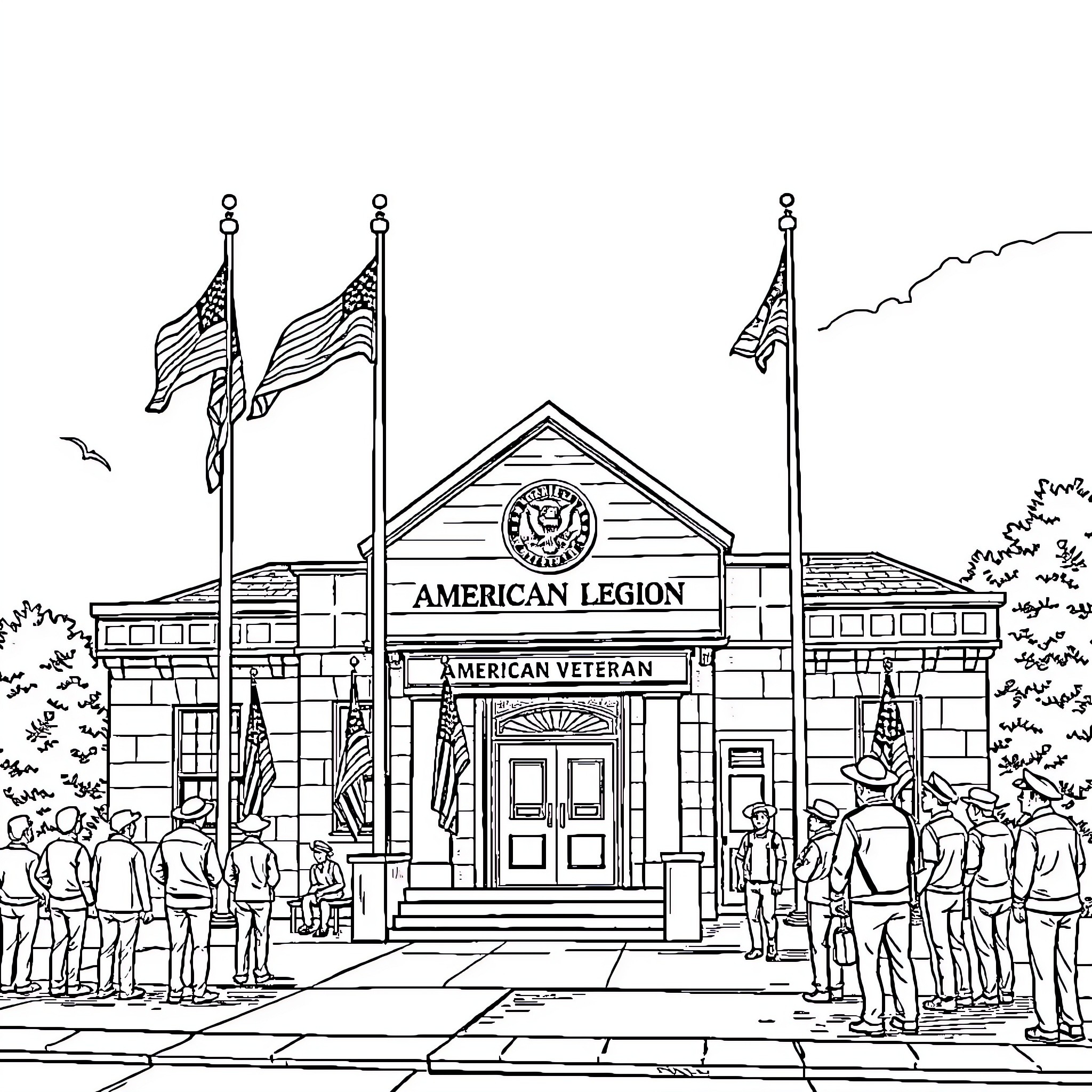 Best American Legion Coloring Pages (Free Printable PDF)