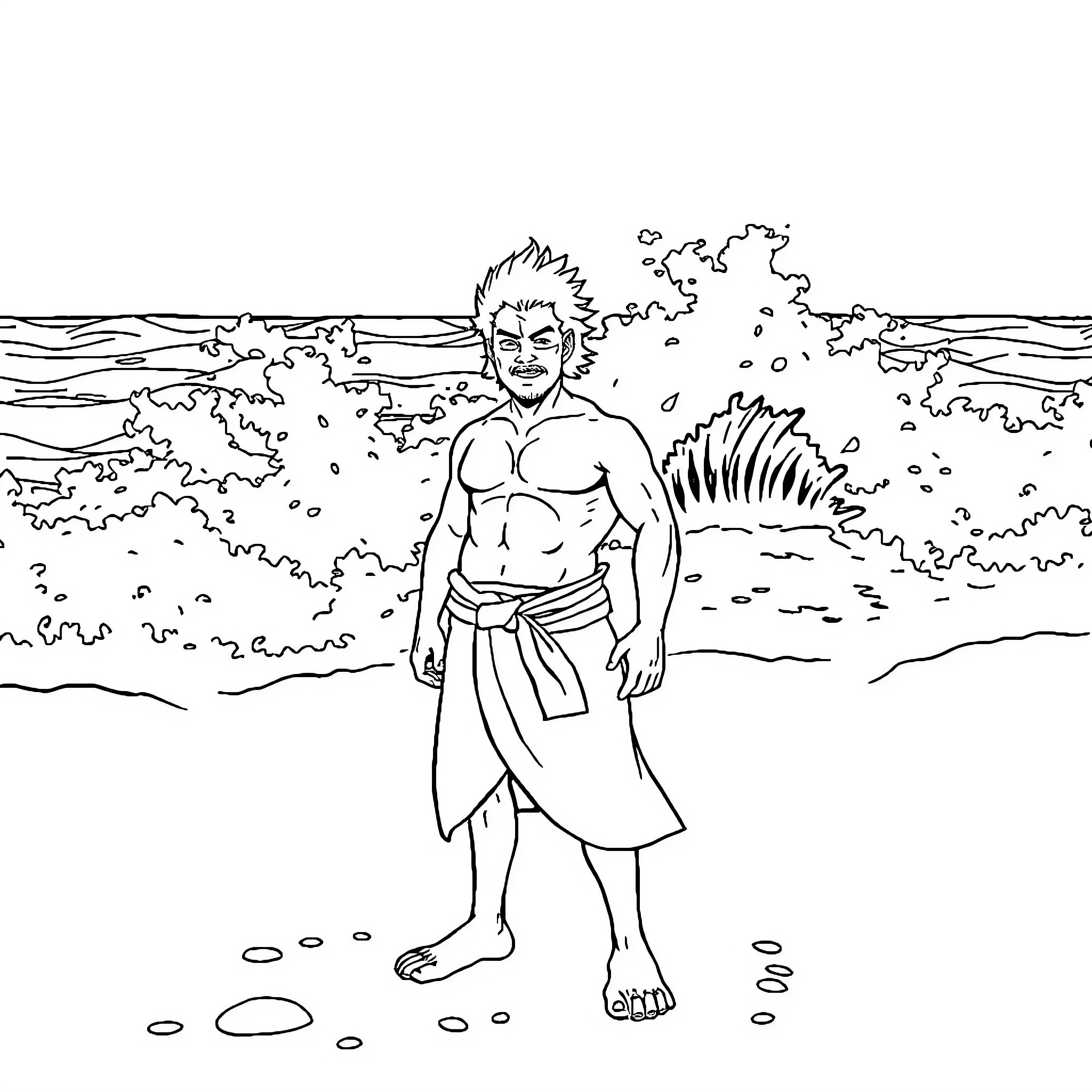 40 Best Sangoku Coloring Pages (Free Printable PDFs)