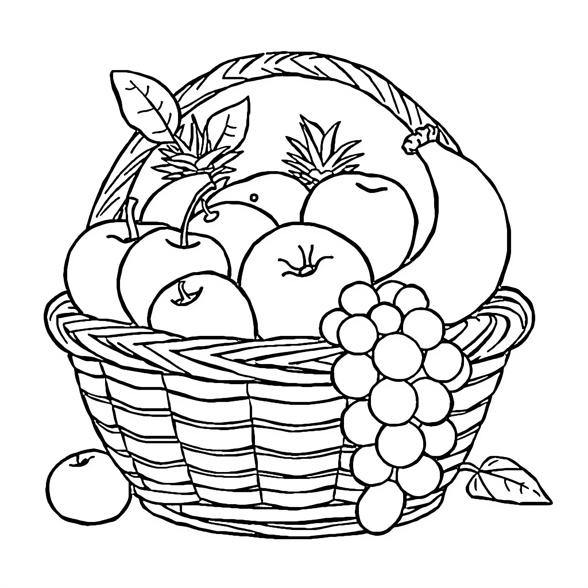 Best Fruit Coloring Pages (Free Printable PDF)