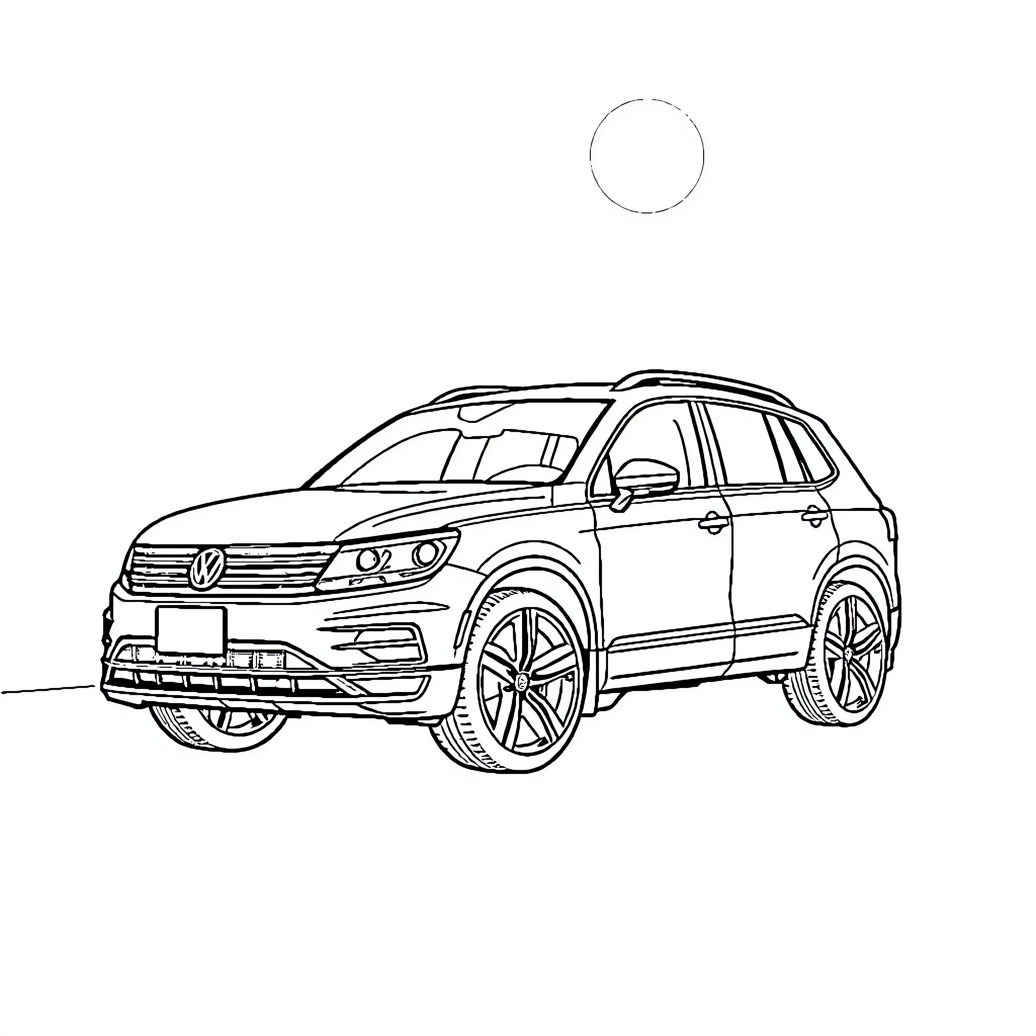 Best VW Tiguan Coloring Pages (Free Printable PDF)