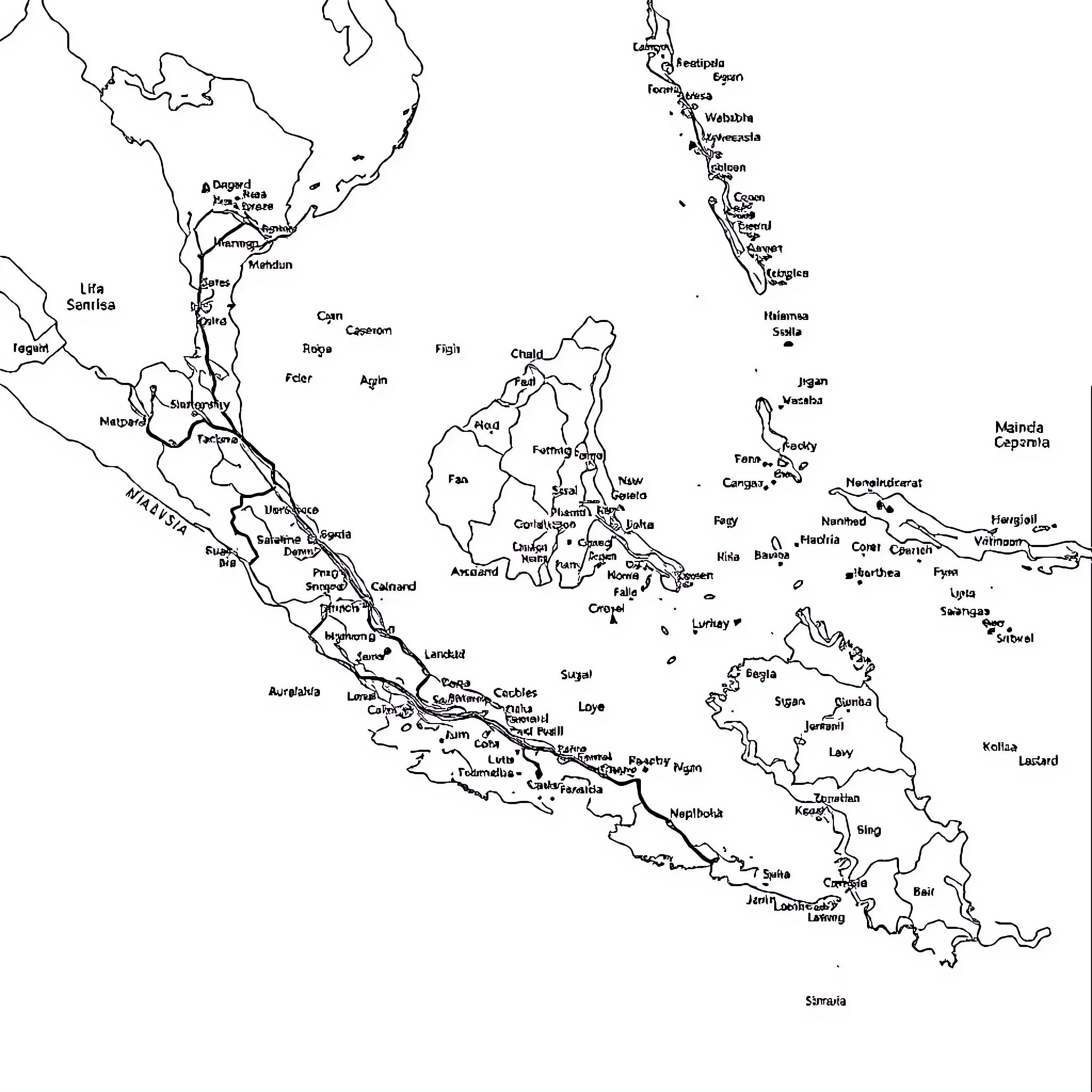 Best Map Coloring Pages (Free Printable PDF)