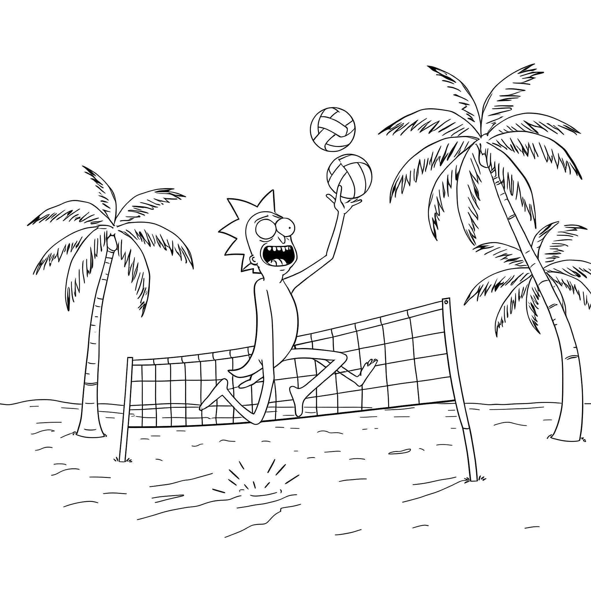 Best Pickle Rick Coloring Pages (Free Printable PDF)