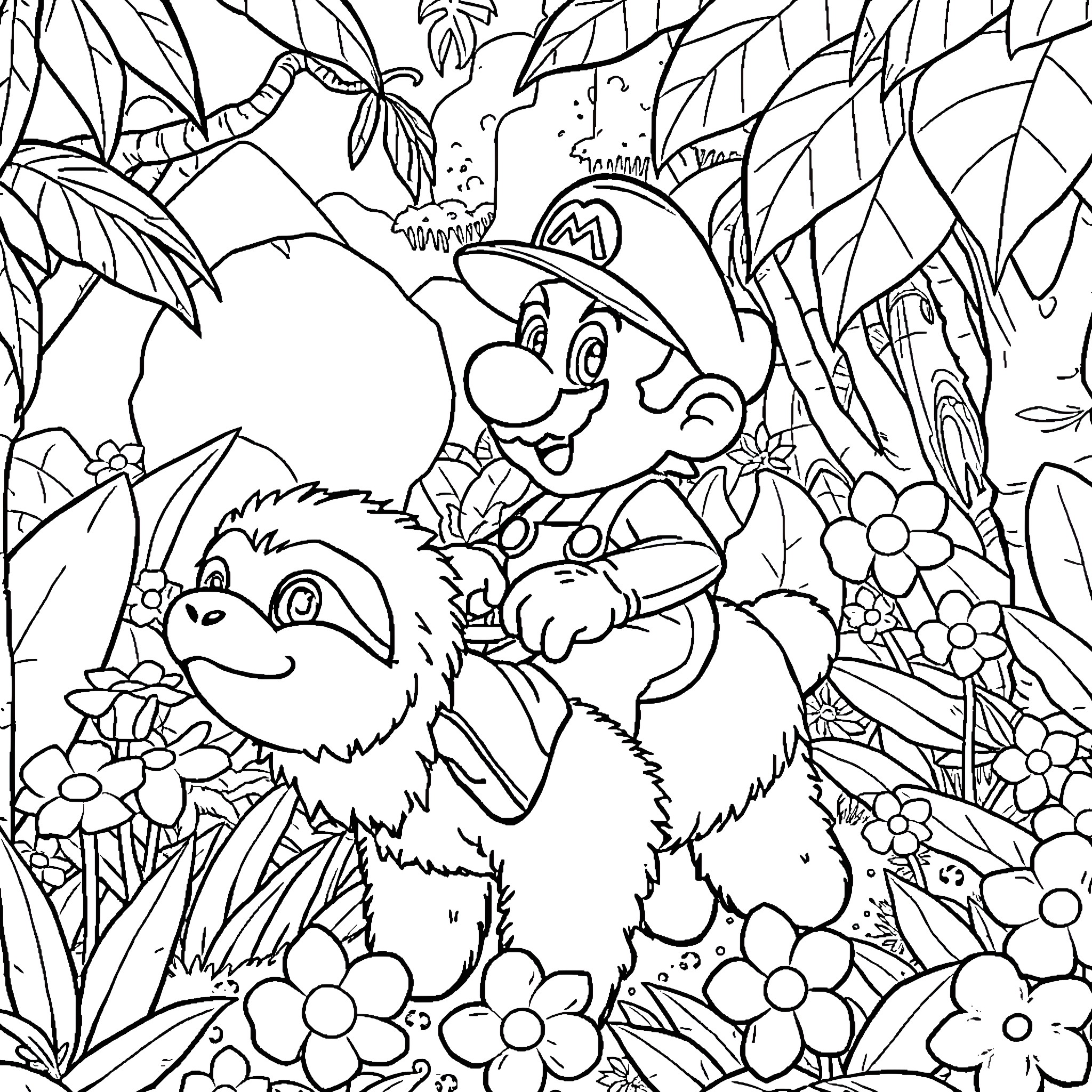 632 Best Mario Coloring Pages (Free Printable PDFs)
