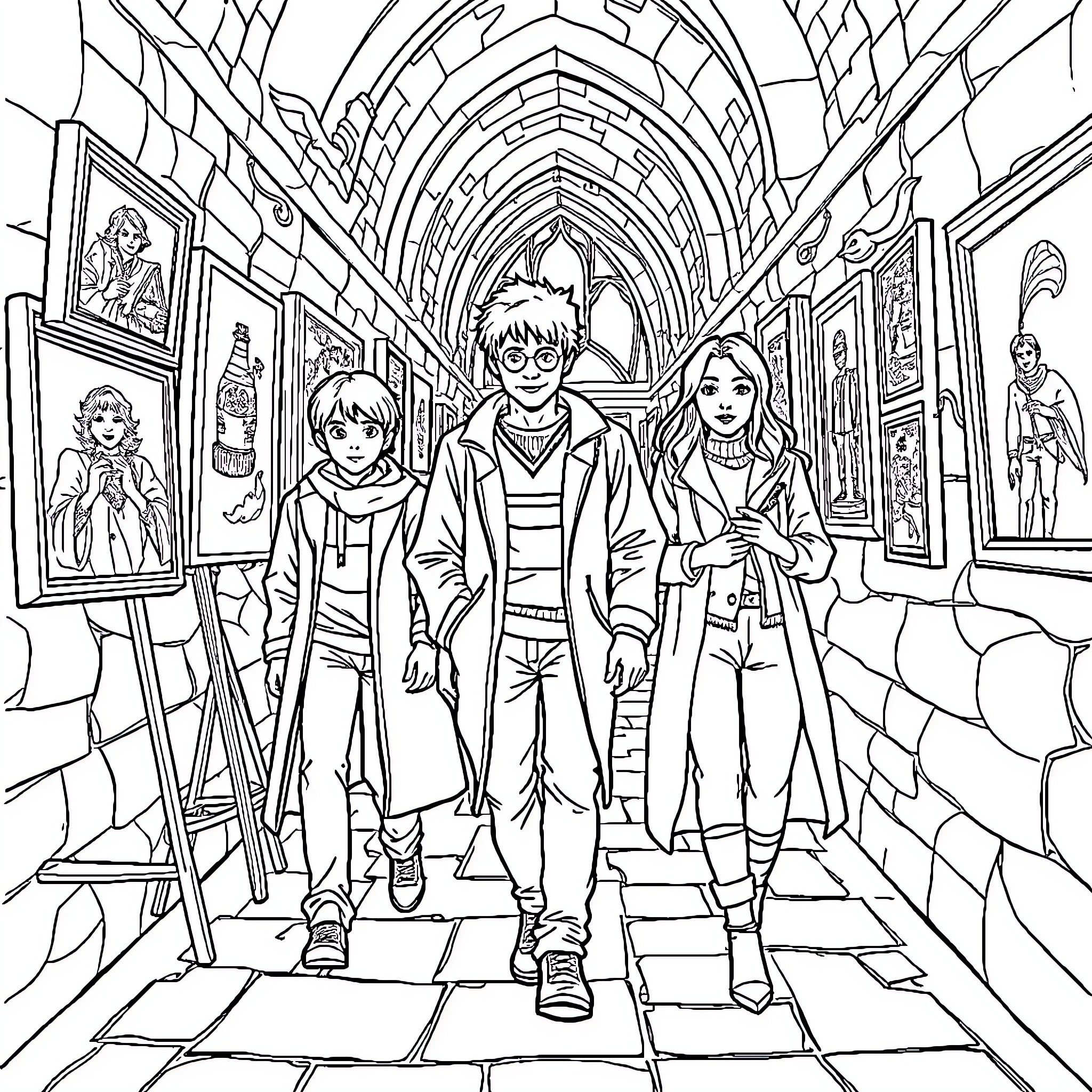 Best Harry Potter Coloring Pages (Free Printable PDF)