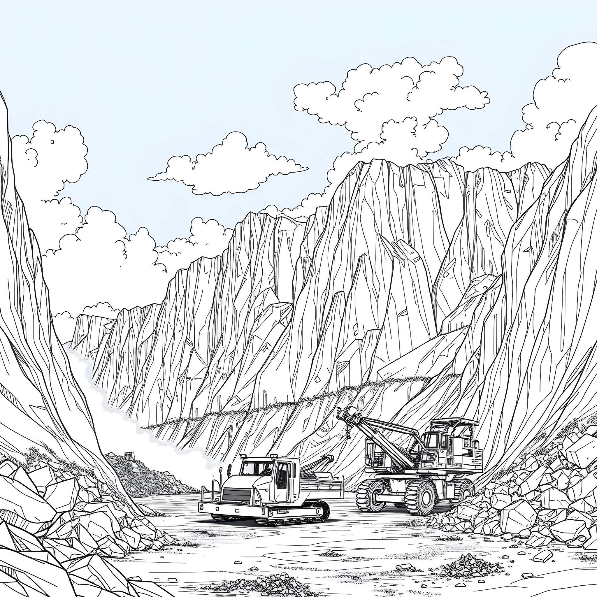 3 Best Quarry Coloring Pages (Free Printable PDFs)
