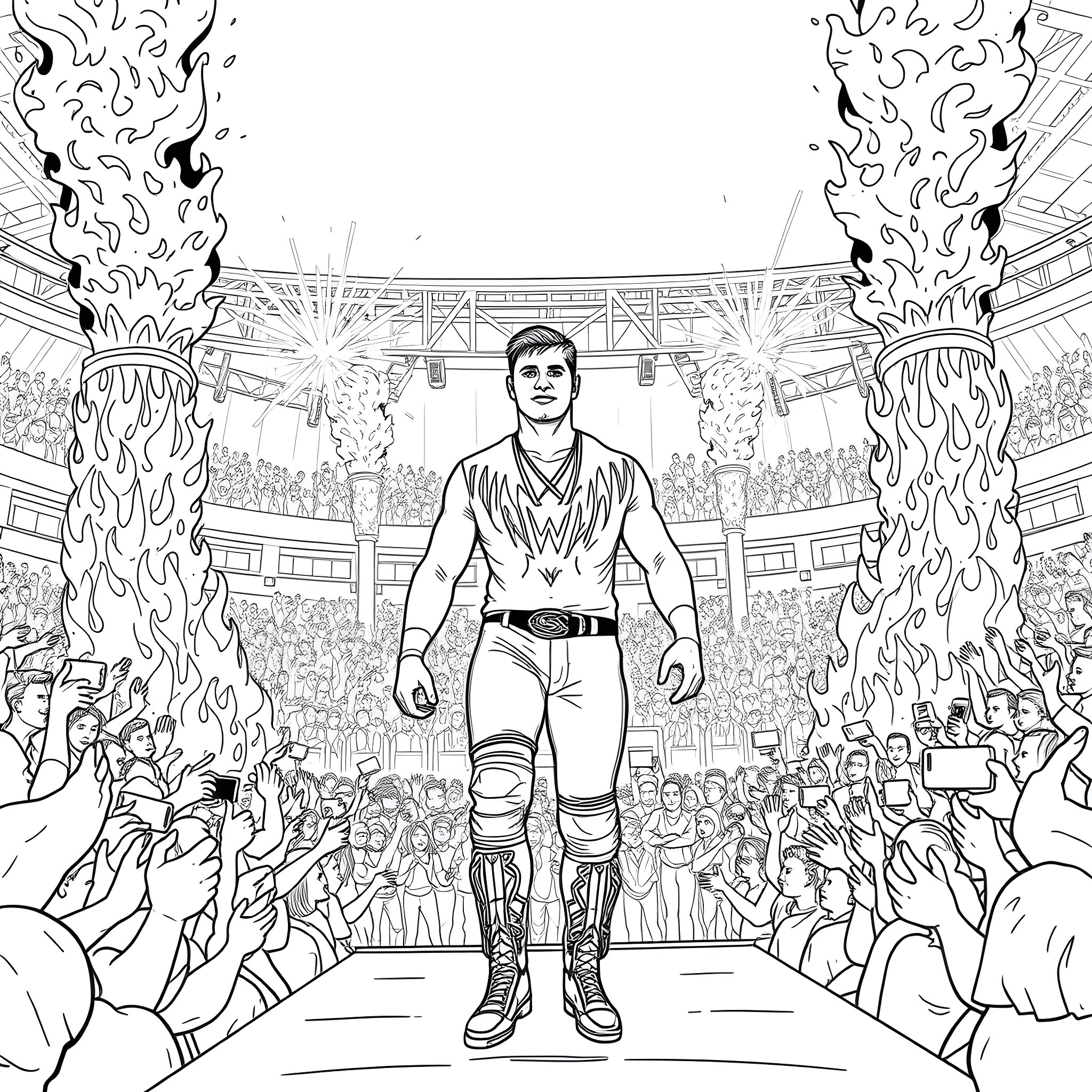 Best Cody Rhodes Coloring Pages (Free Printable PDF)