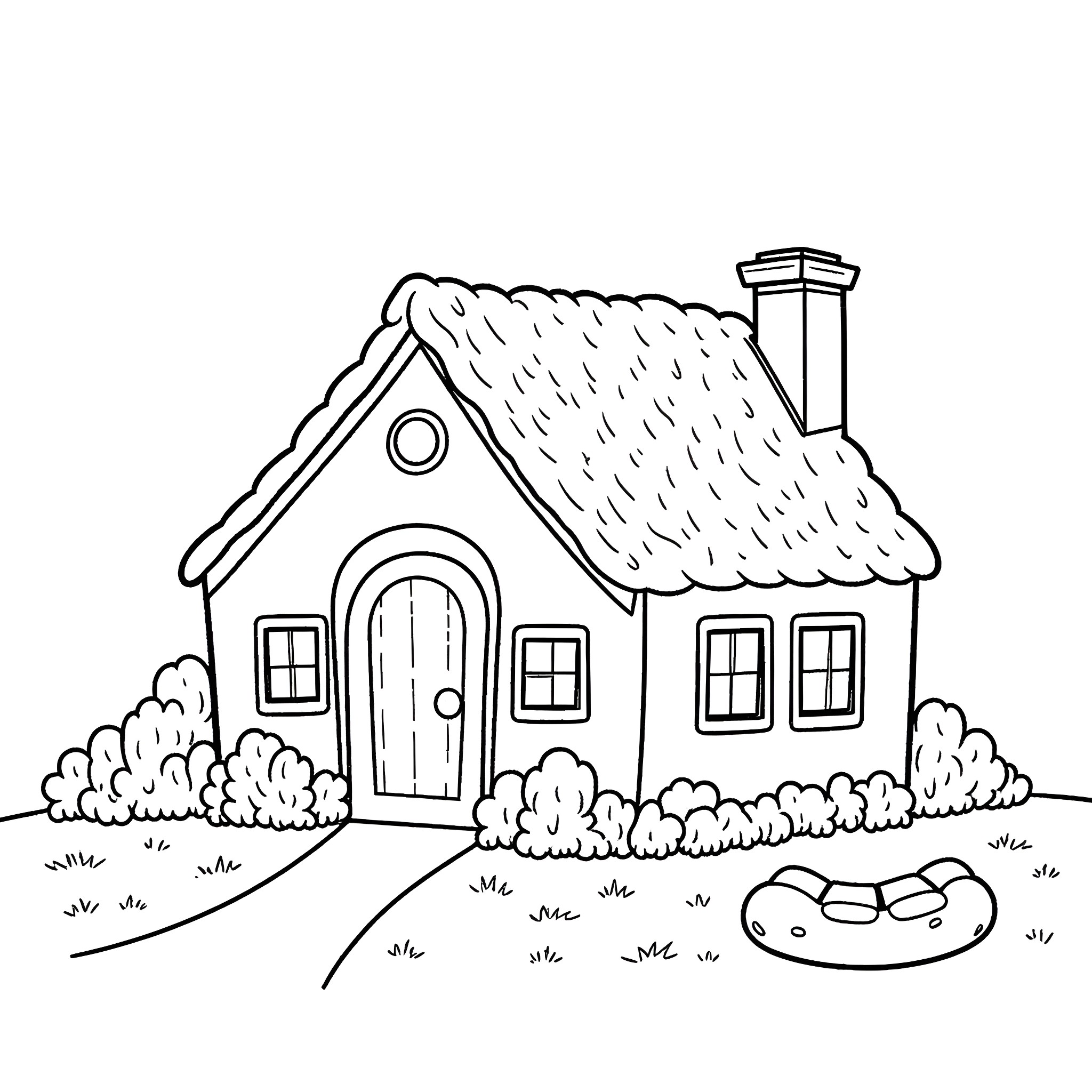 Best Cottage Coloring Pages (Free Printable PDF)