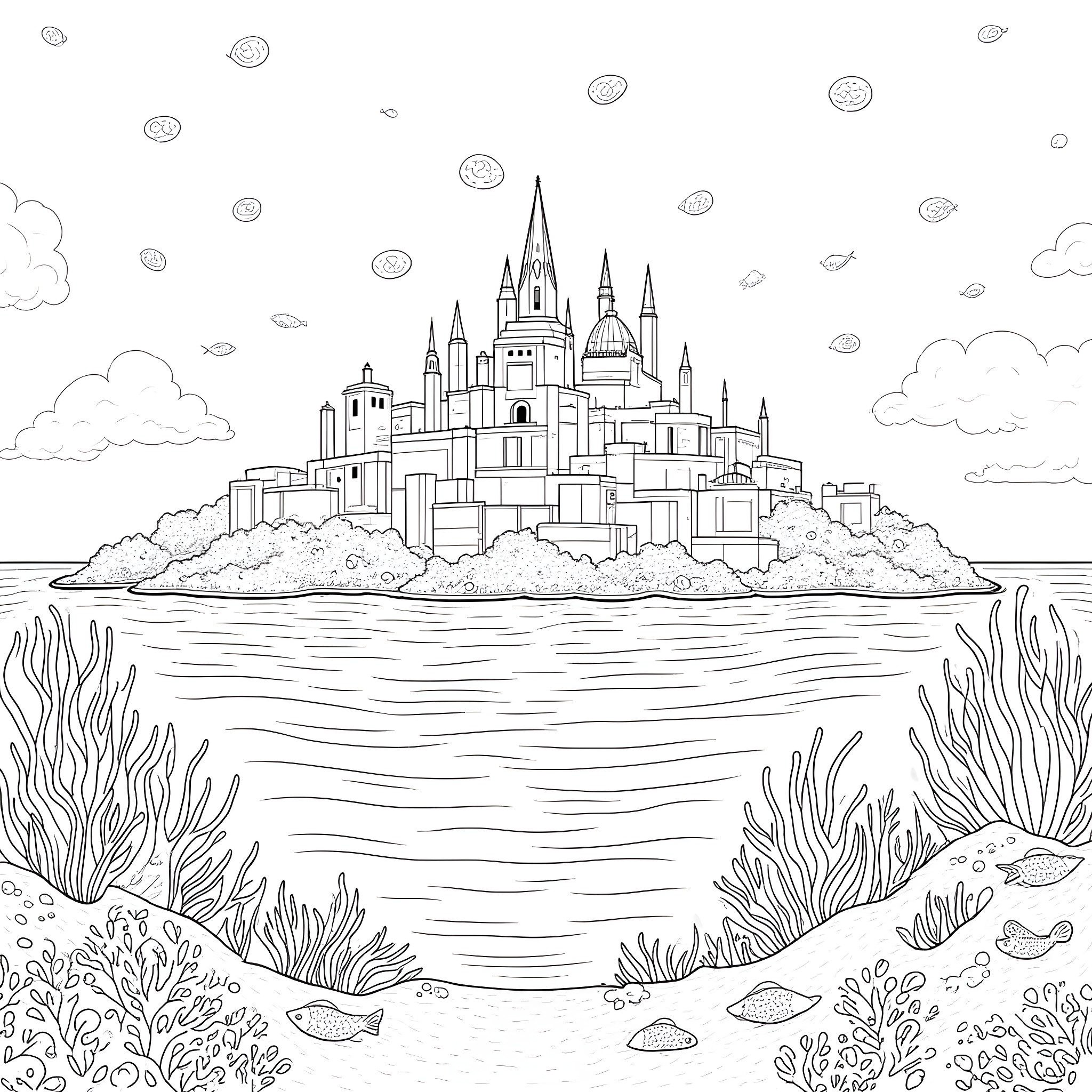 Best Atlantis Coloring Pages (Free Printable PDF)