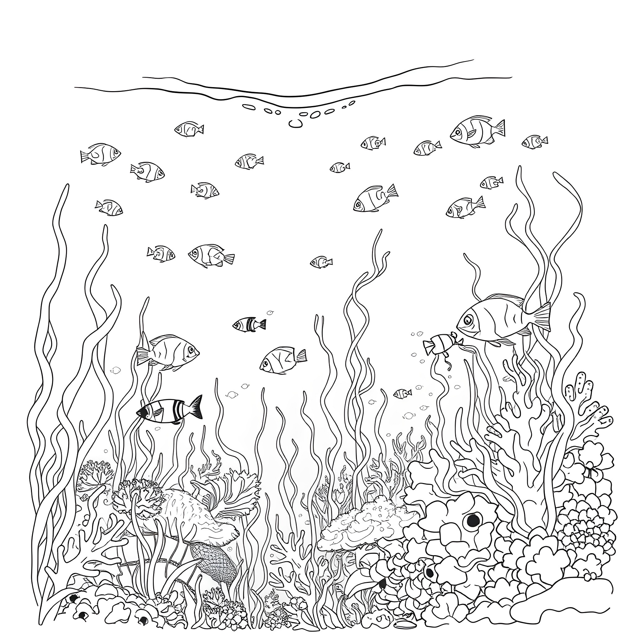 Best Water Coloring Pages (Free Printable PDF)