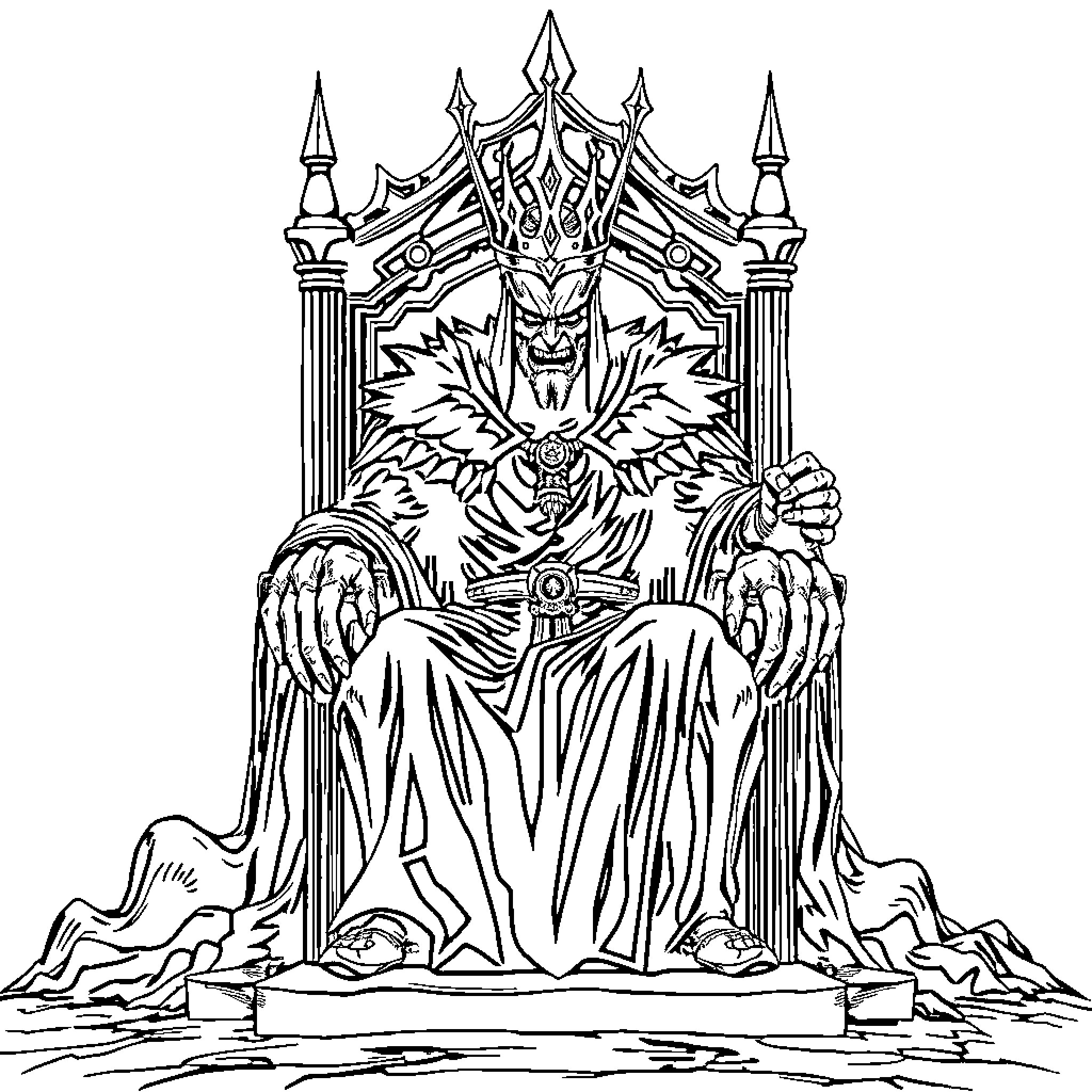 Best Evil King Coloring Pages (Free Printable PDF)