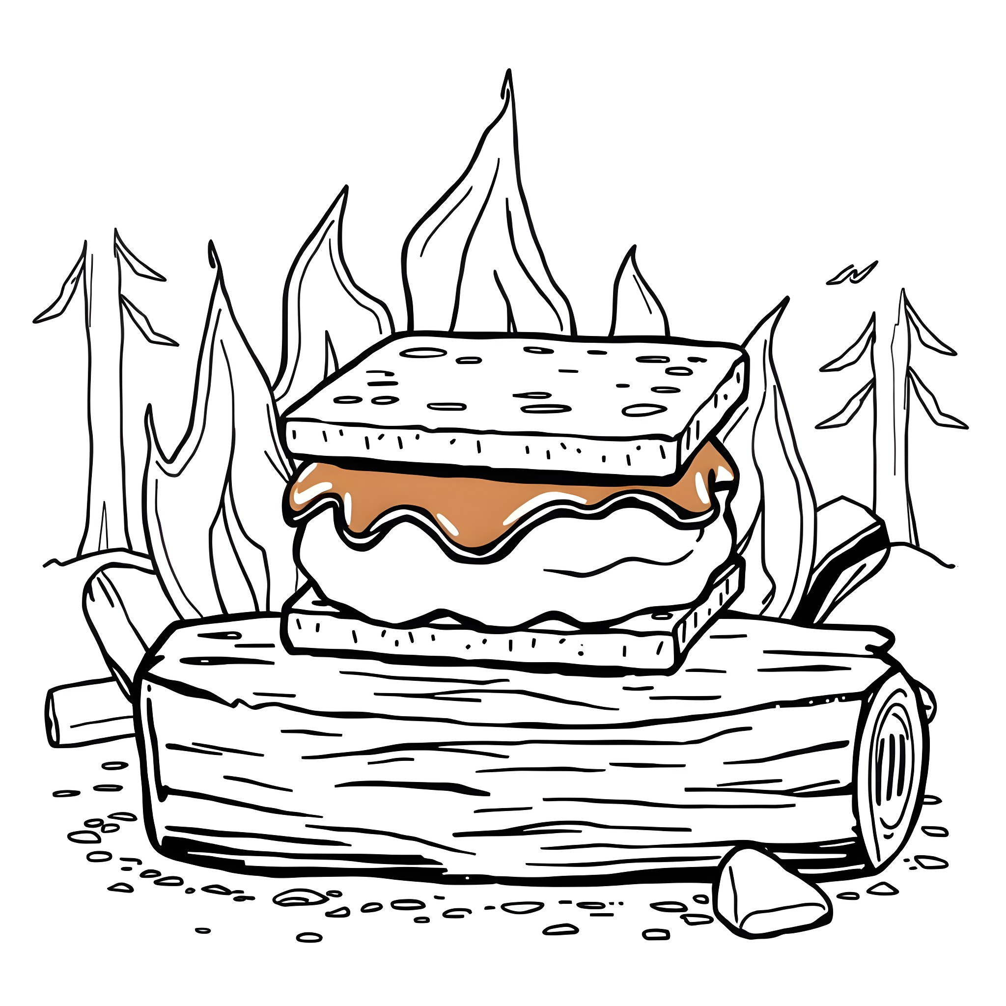 10 Best Smore Coloring Pages (Free Printable PDFs)