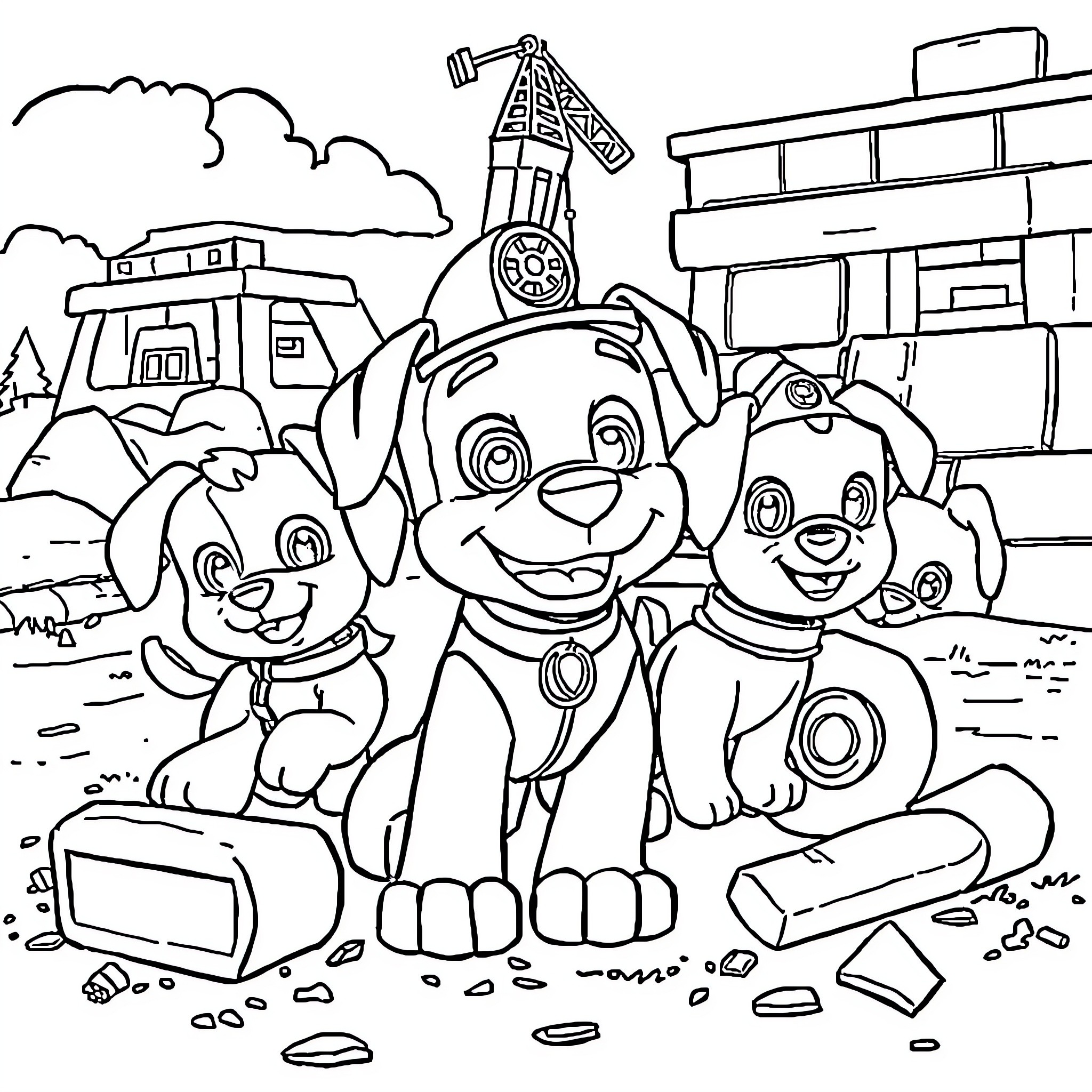 Best Rubble Coloring Pages (Free Printable PDF)