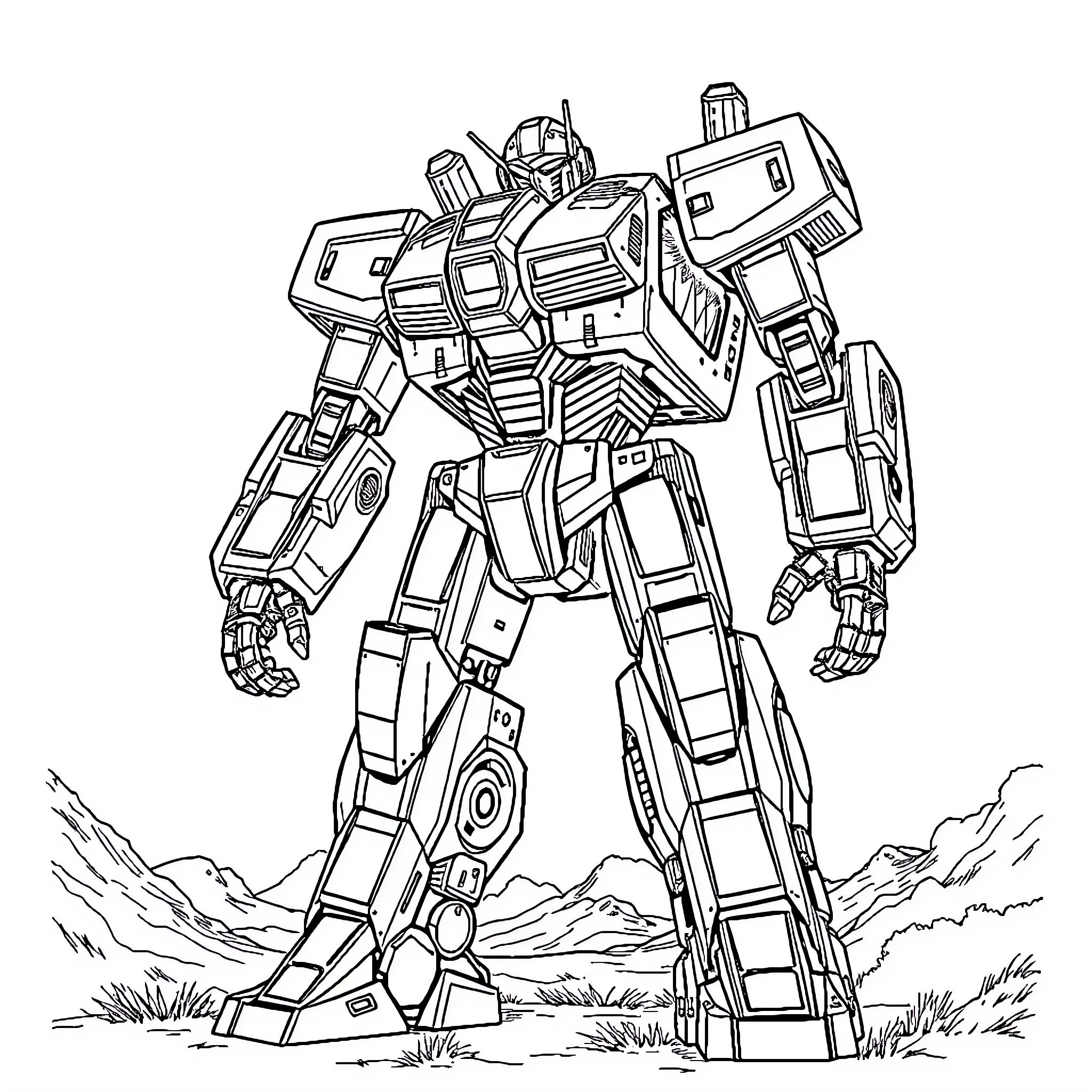Best Gypsy Danger Coloring Pages (Free Printable PDF)