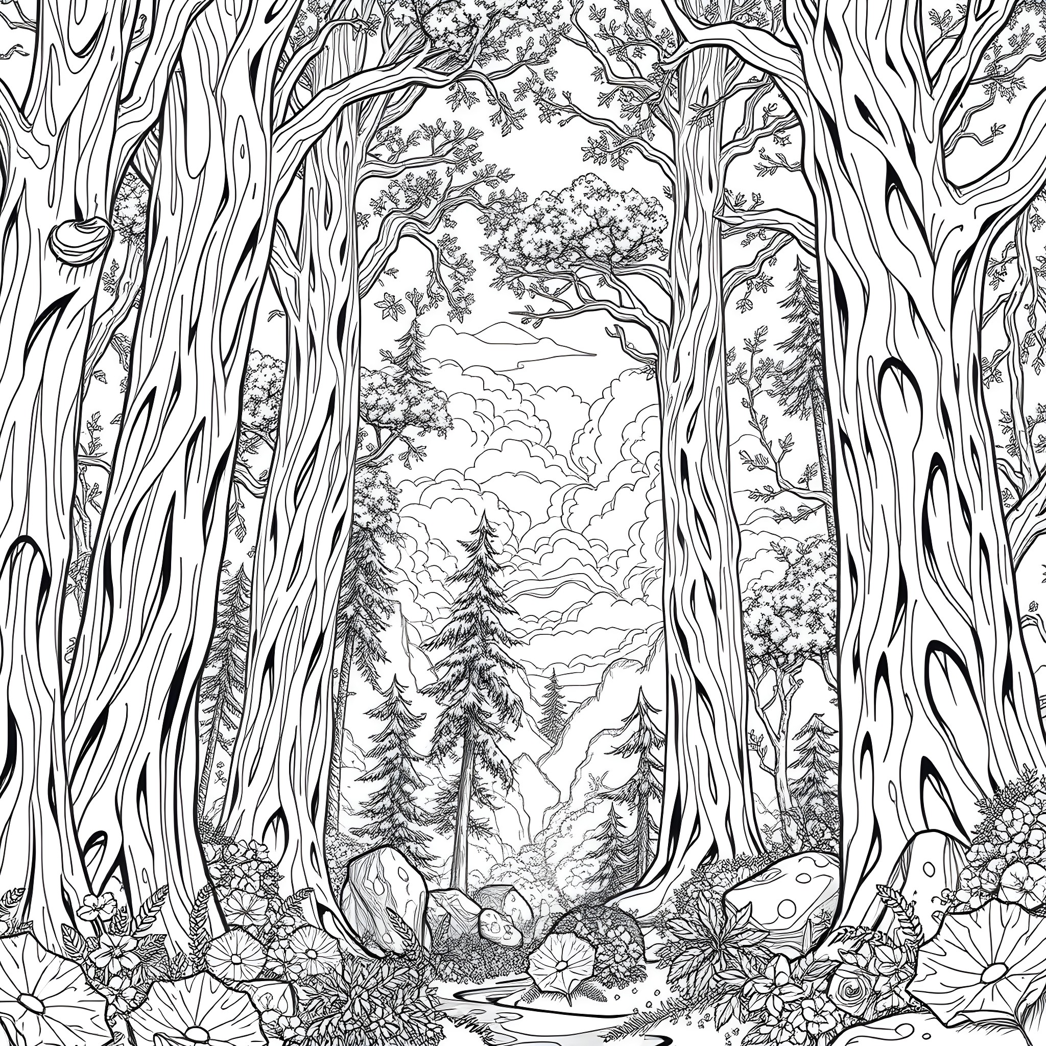 Best Nature Coloring Pages (Free Printable PDF)