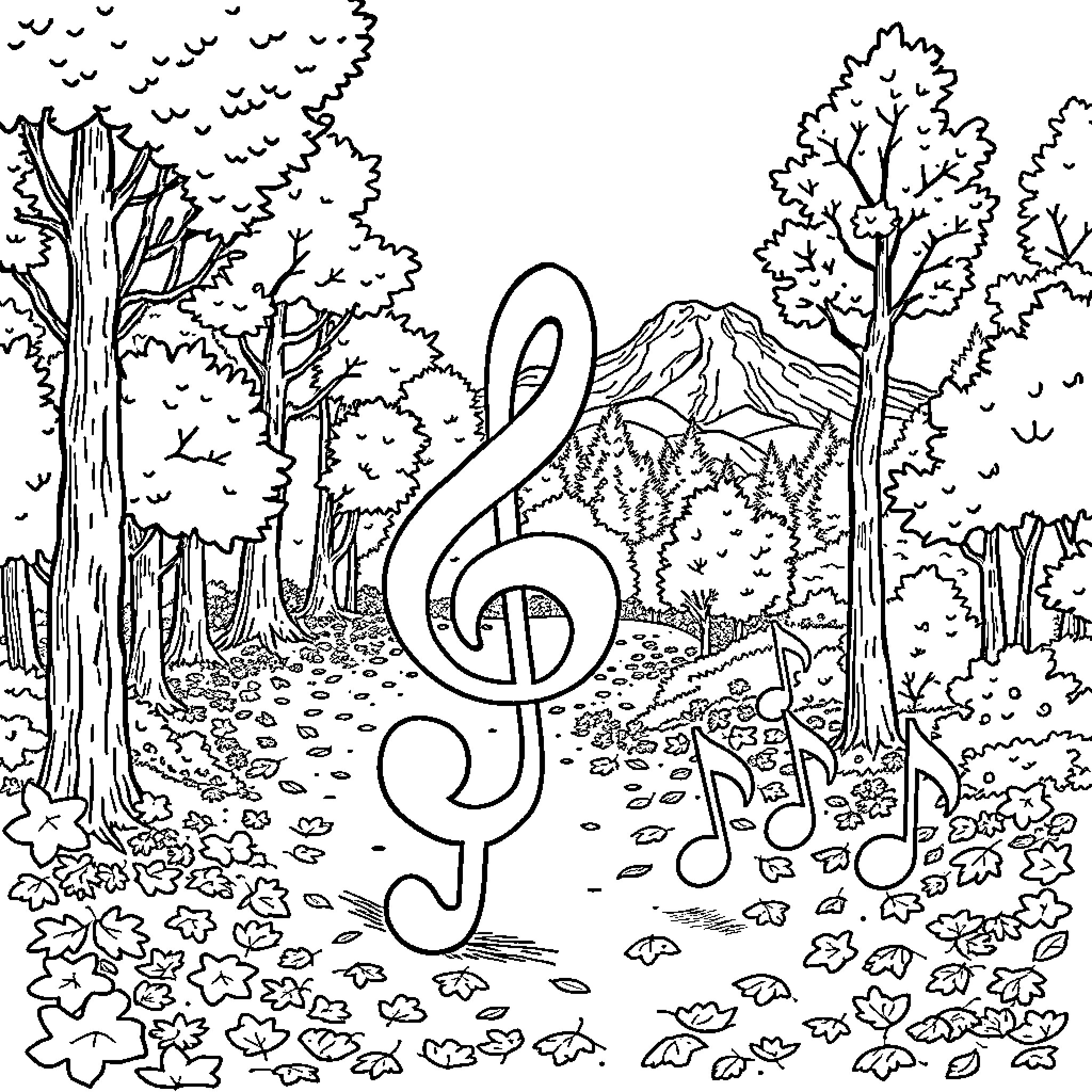 Best Treble Clef Coloring Pages (Free Printable PDF)