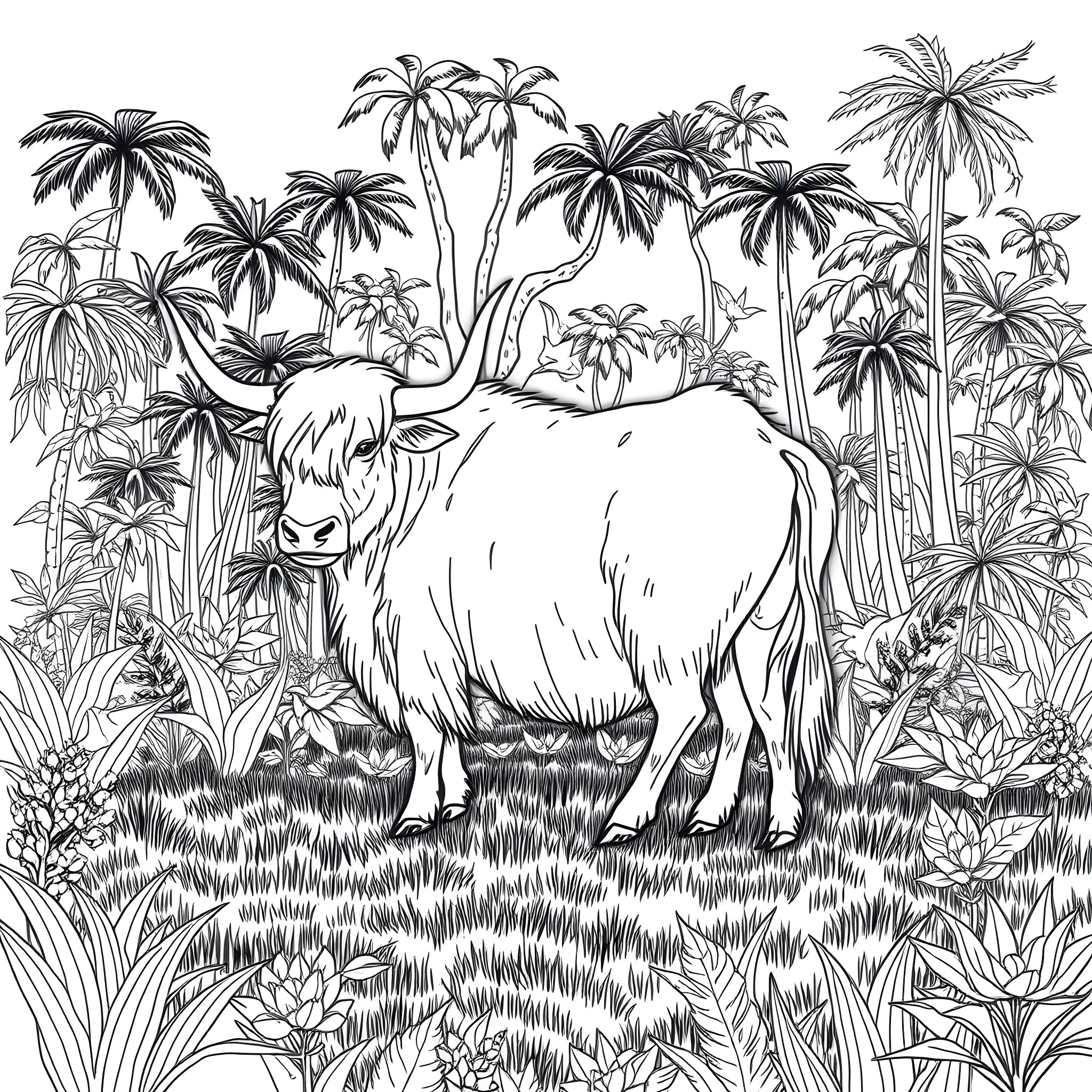 Best Yak Coloring Pages (Free Printable PDF)