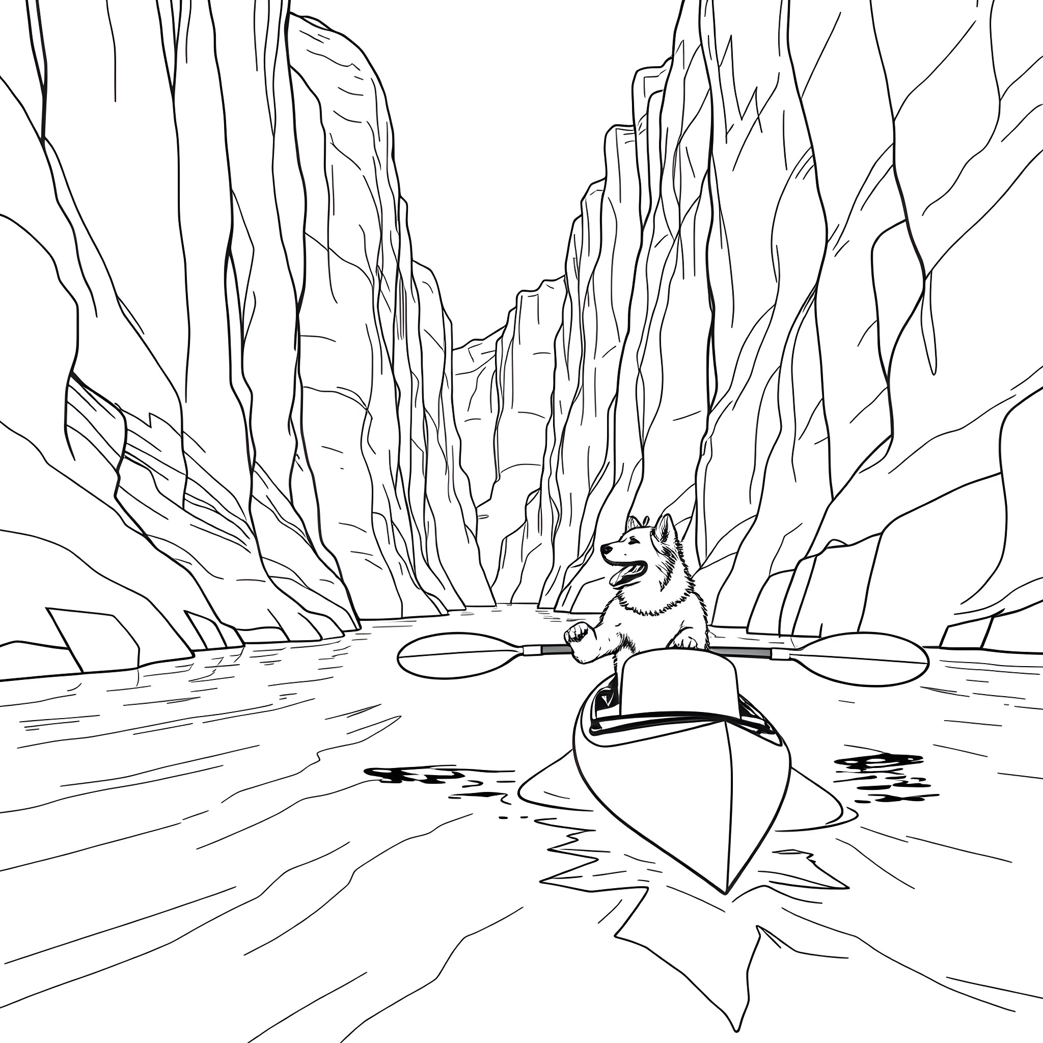 8 Best Kayak Coloring Pages (Free Printable PDFs)