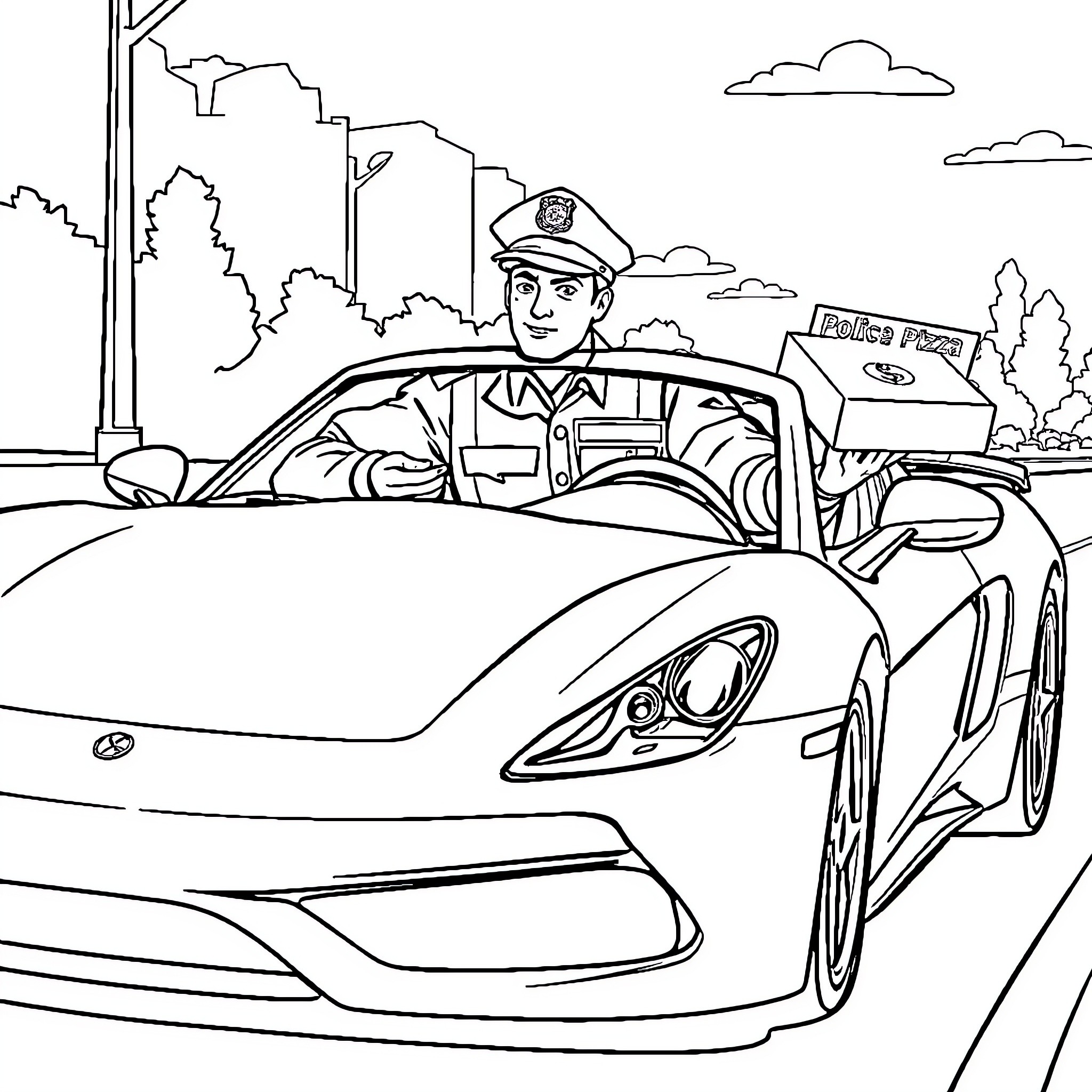 Best Policeman Coloring Pages (Free Printable PDF)