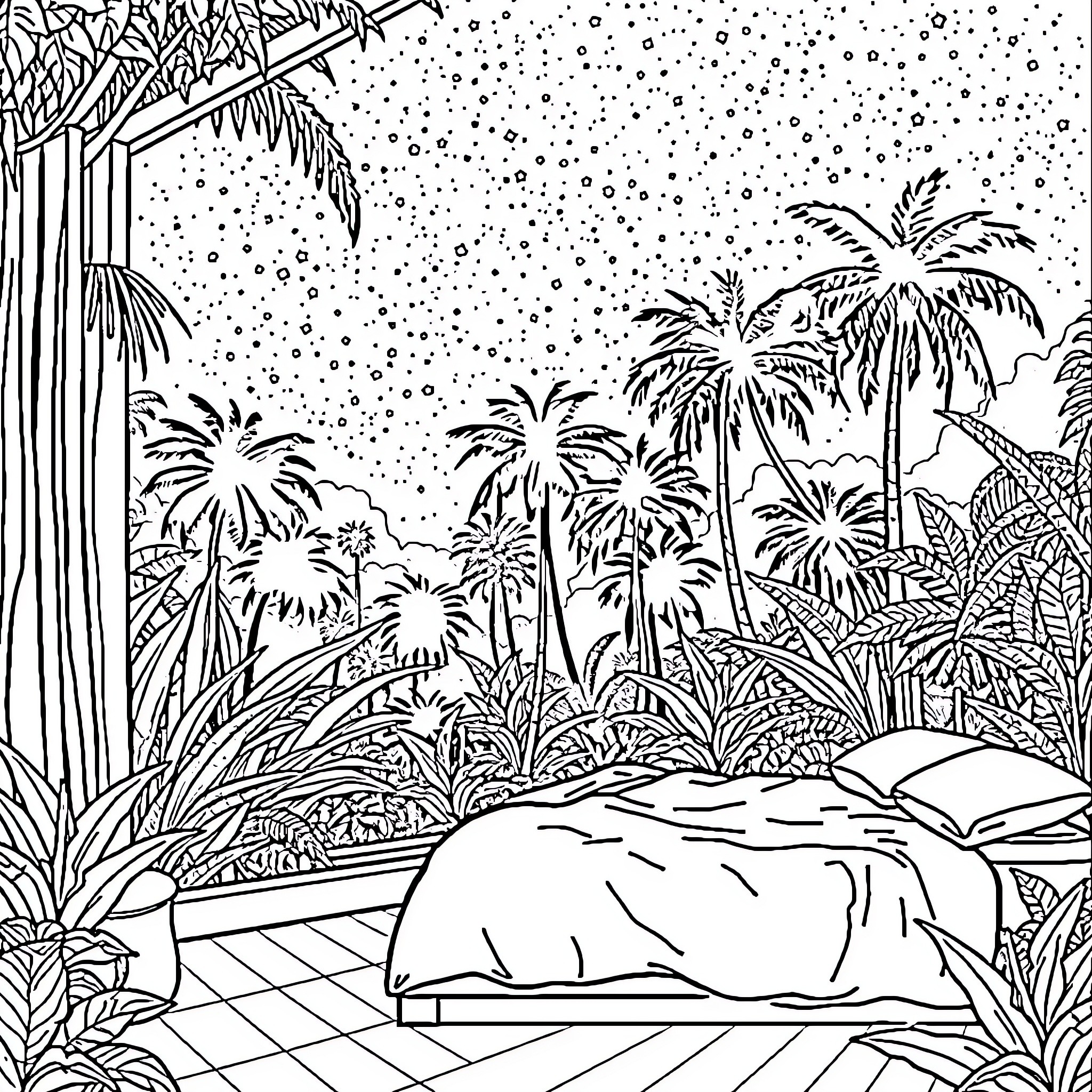 Best Bedroom Coloring Pages (Free Printable PDF)