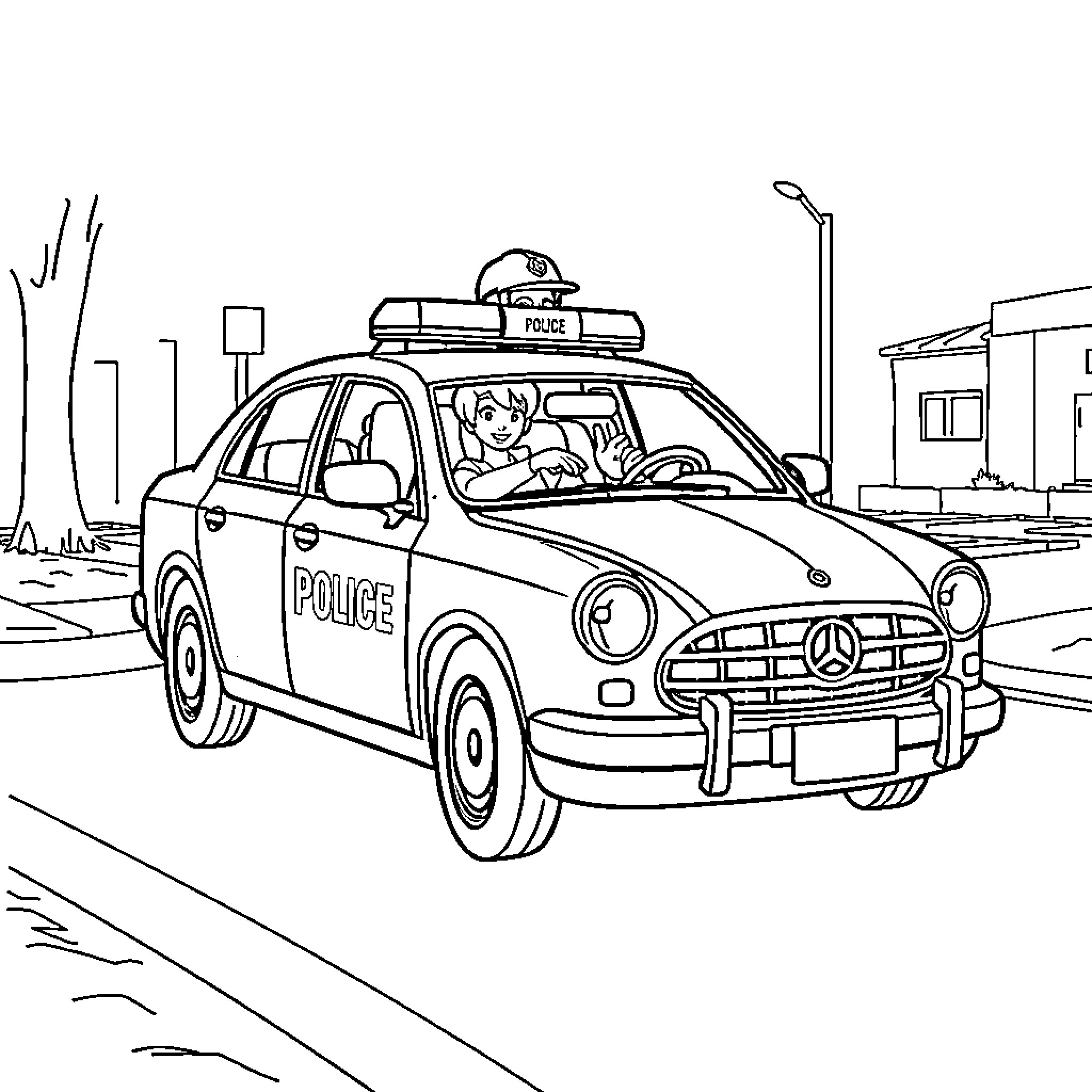Best Policeman Coloring Pages (Free Printable PDF)