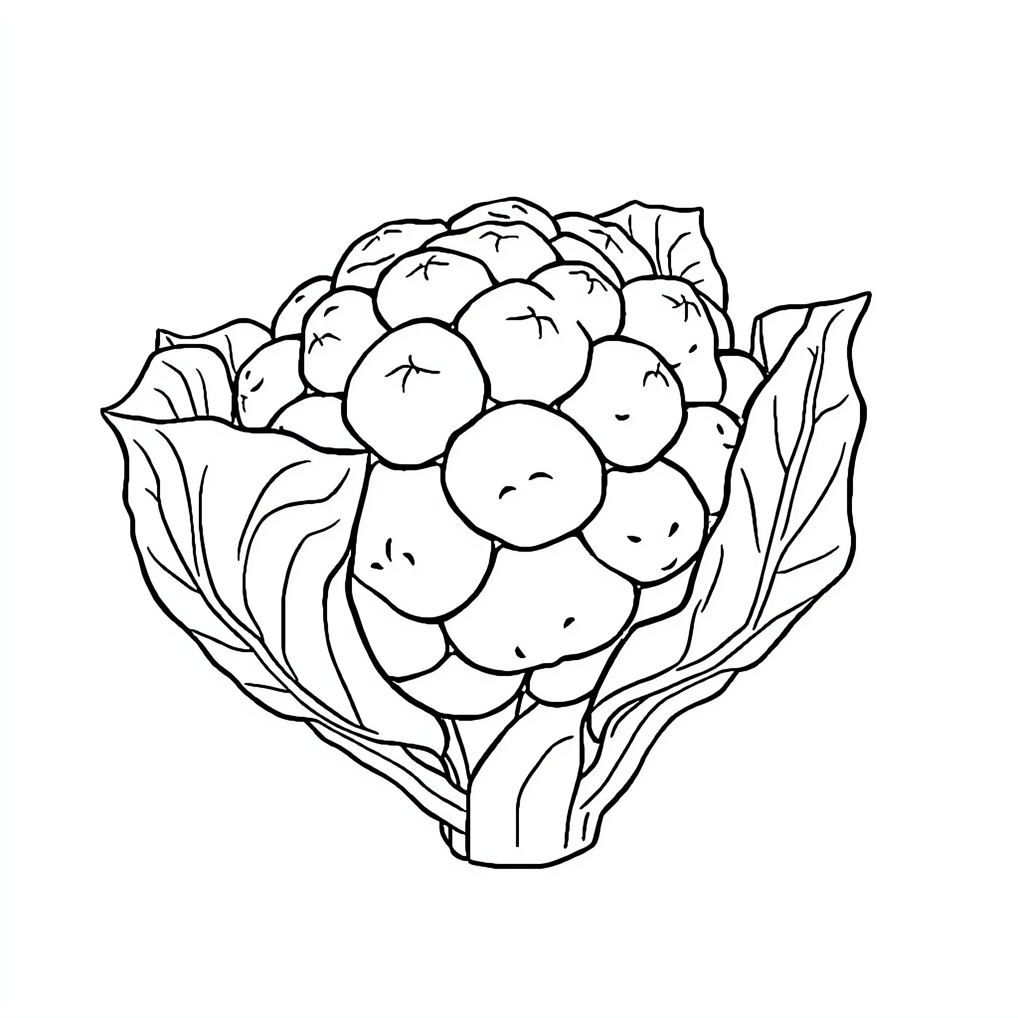 Best Cauliflower Coloring Pages (Free Printable PDF)