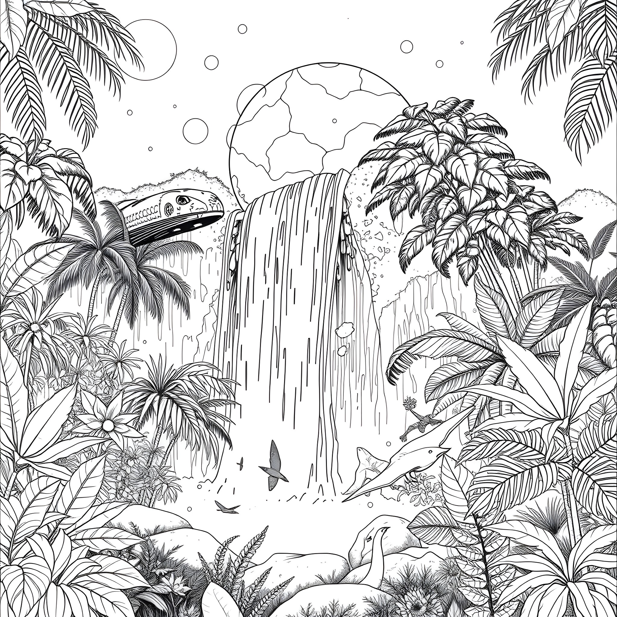 20 Best Waterfall Coloring Pages (Free Printable PDFs)