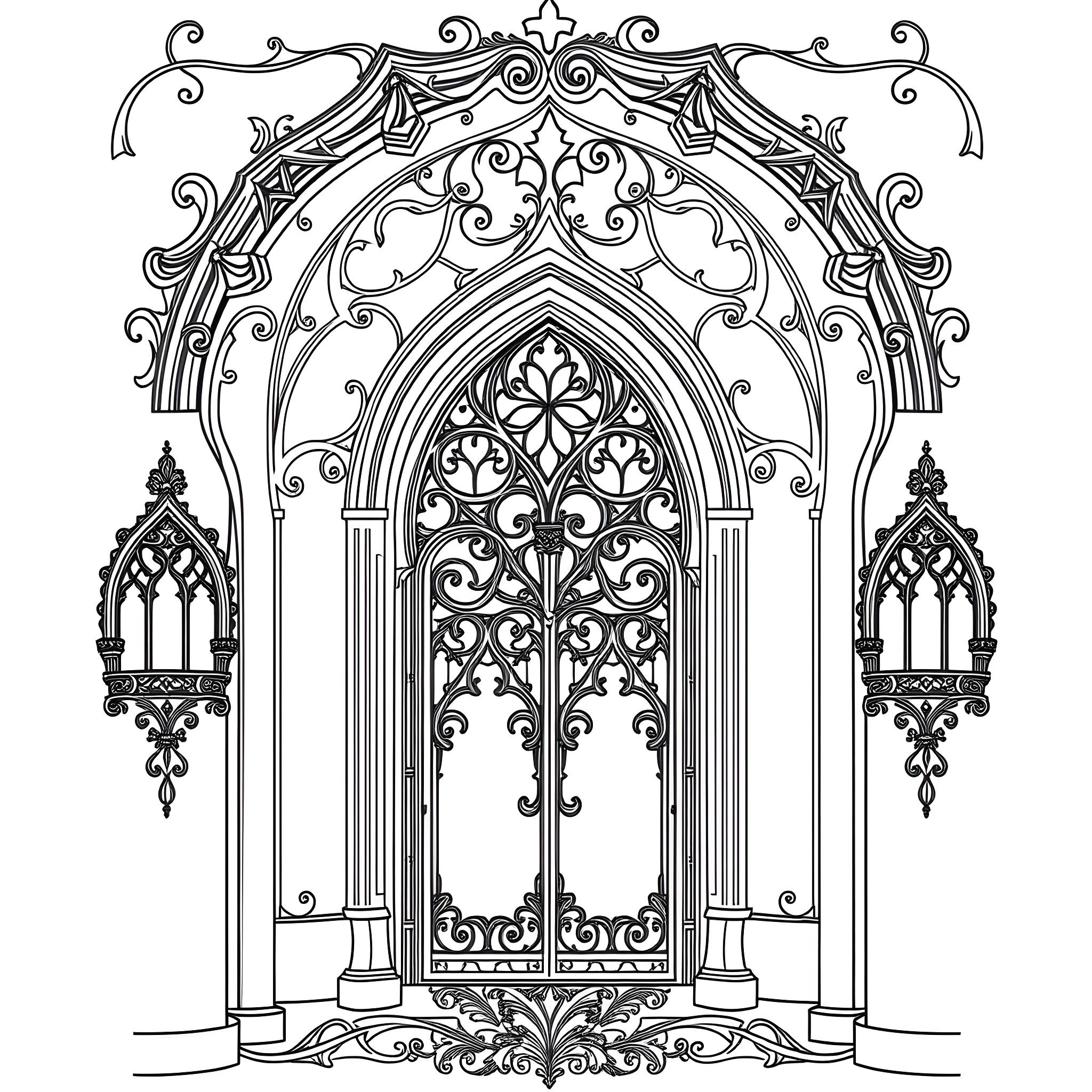 Best Gothic Coloring Pages (Free Printable PDF)
