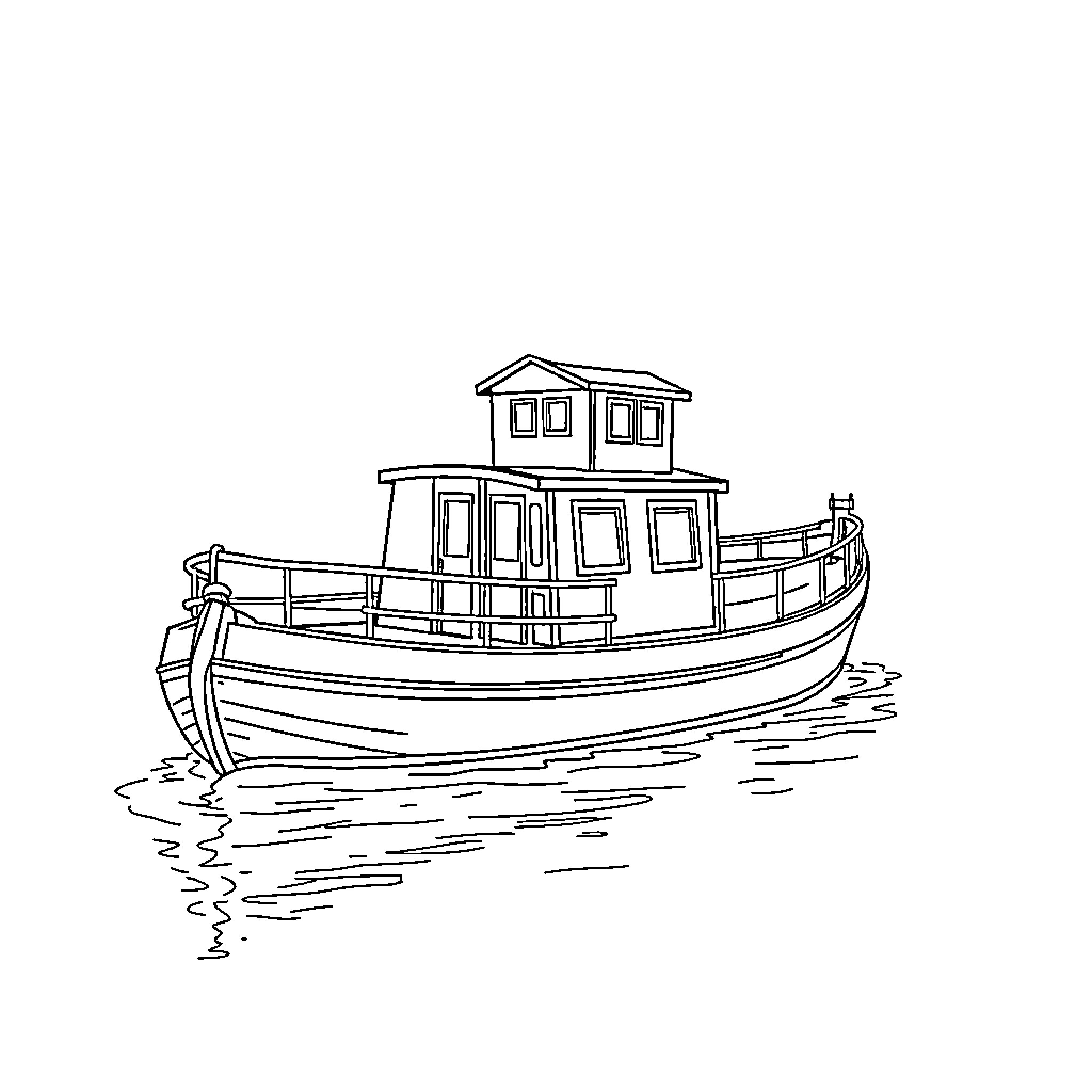 Best Barge Coloring Pages (Free Printable PDF)