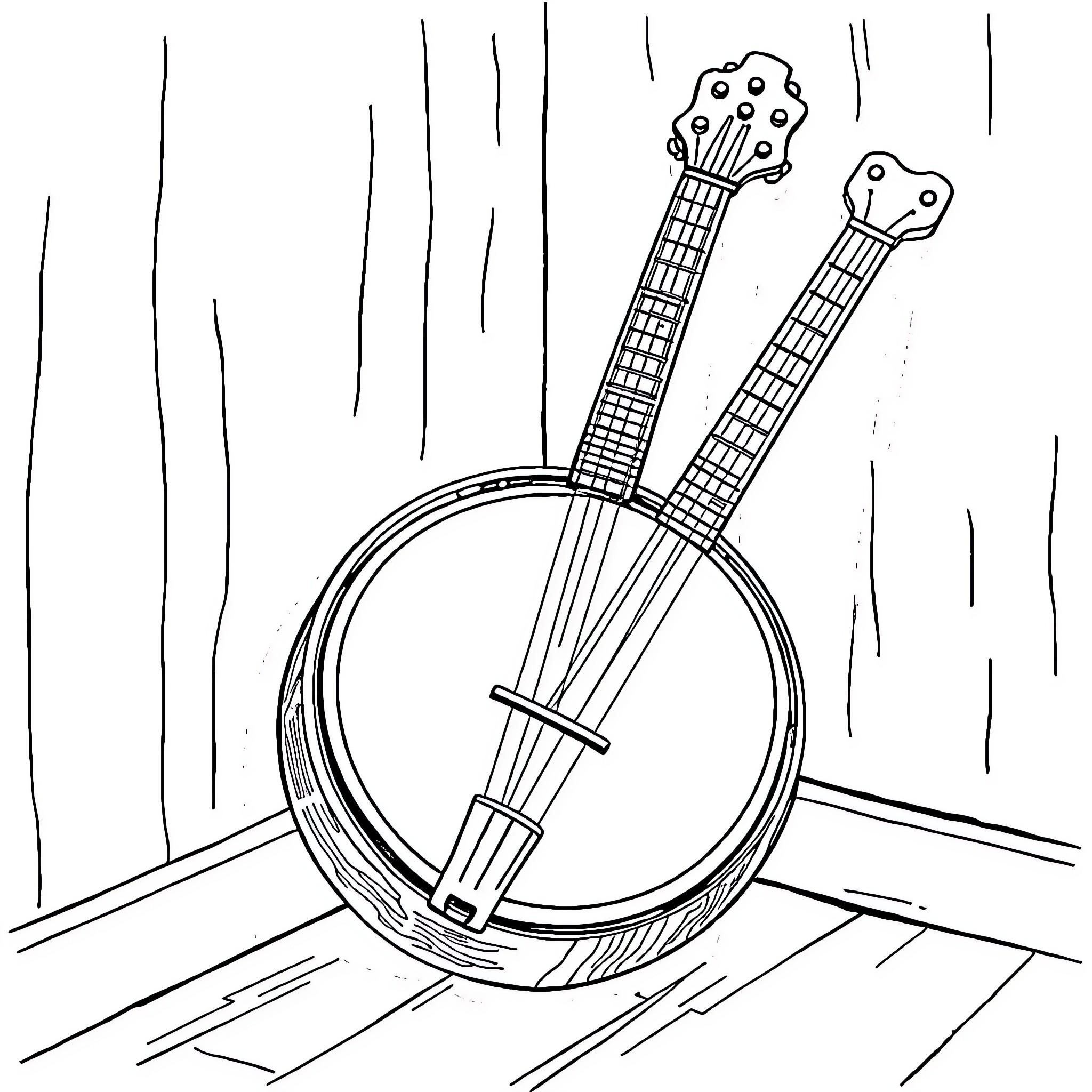 Best Banjo Coloring Pages (Free Printable PDF)