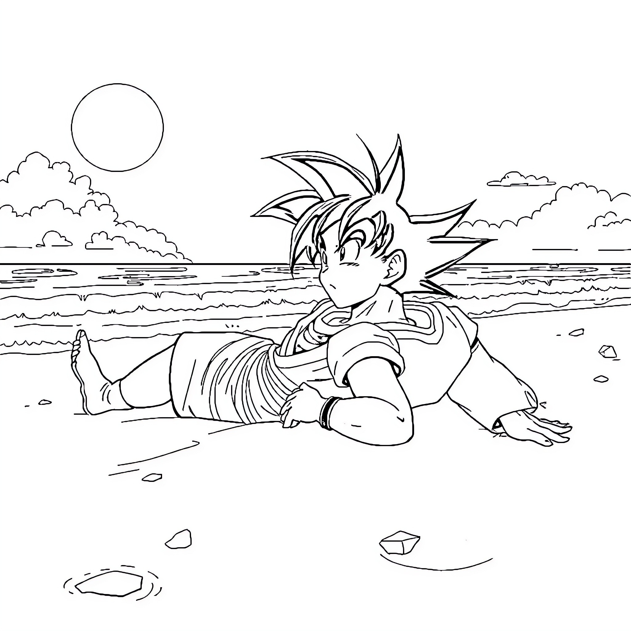 1512 Best Goku Coloring Pages (Free Printable PDFs)