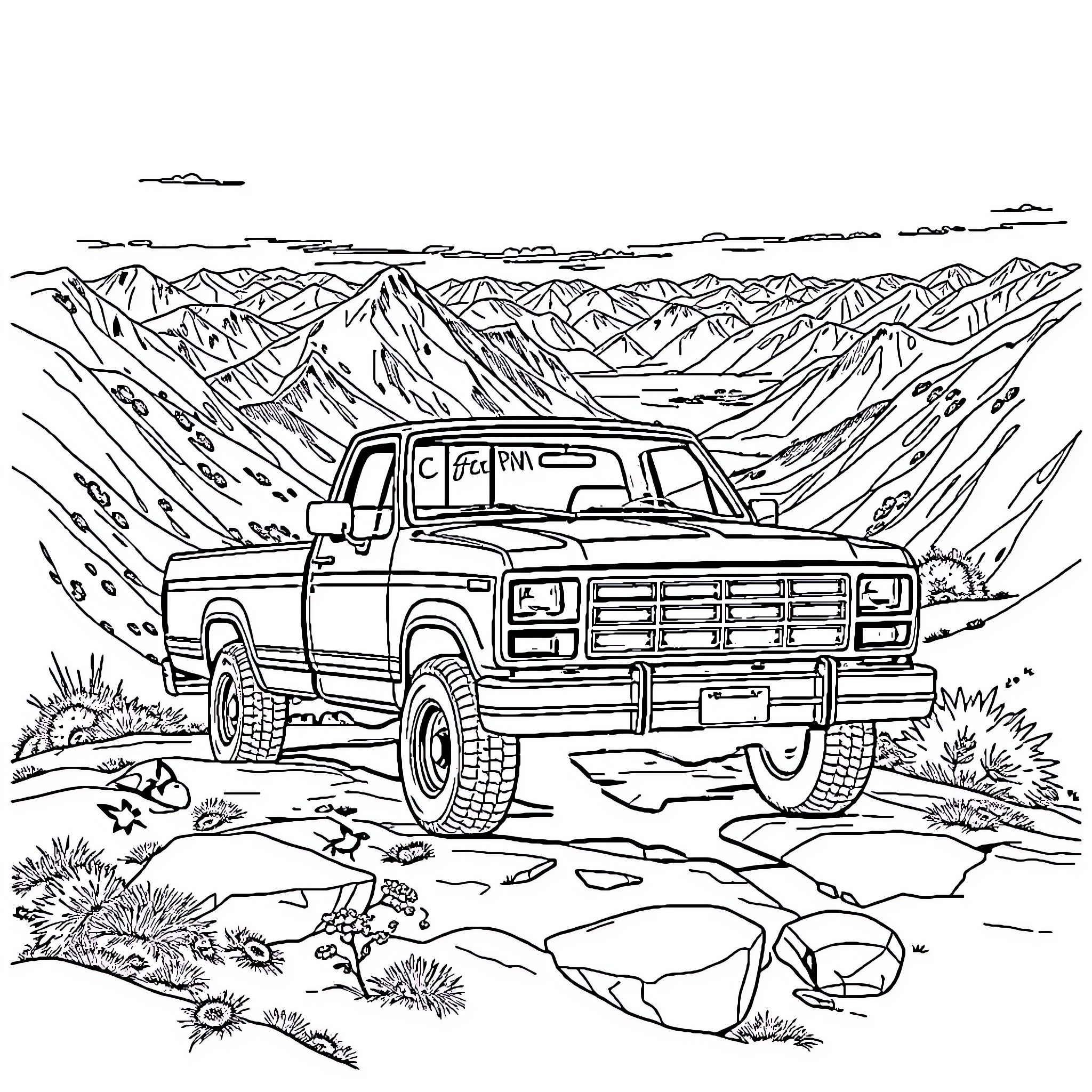 15 Best Ford F150 Coloring Pages (Free Printable PDFs)