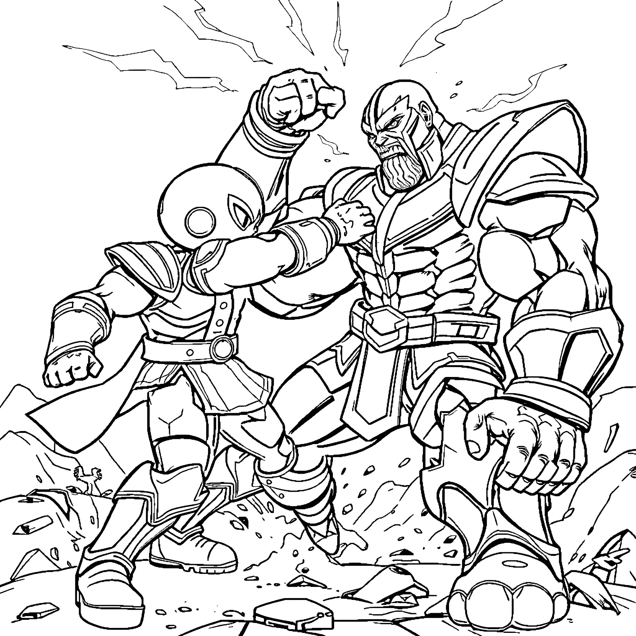 Best Thanos Coloring Pages (Free Printable PDF)