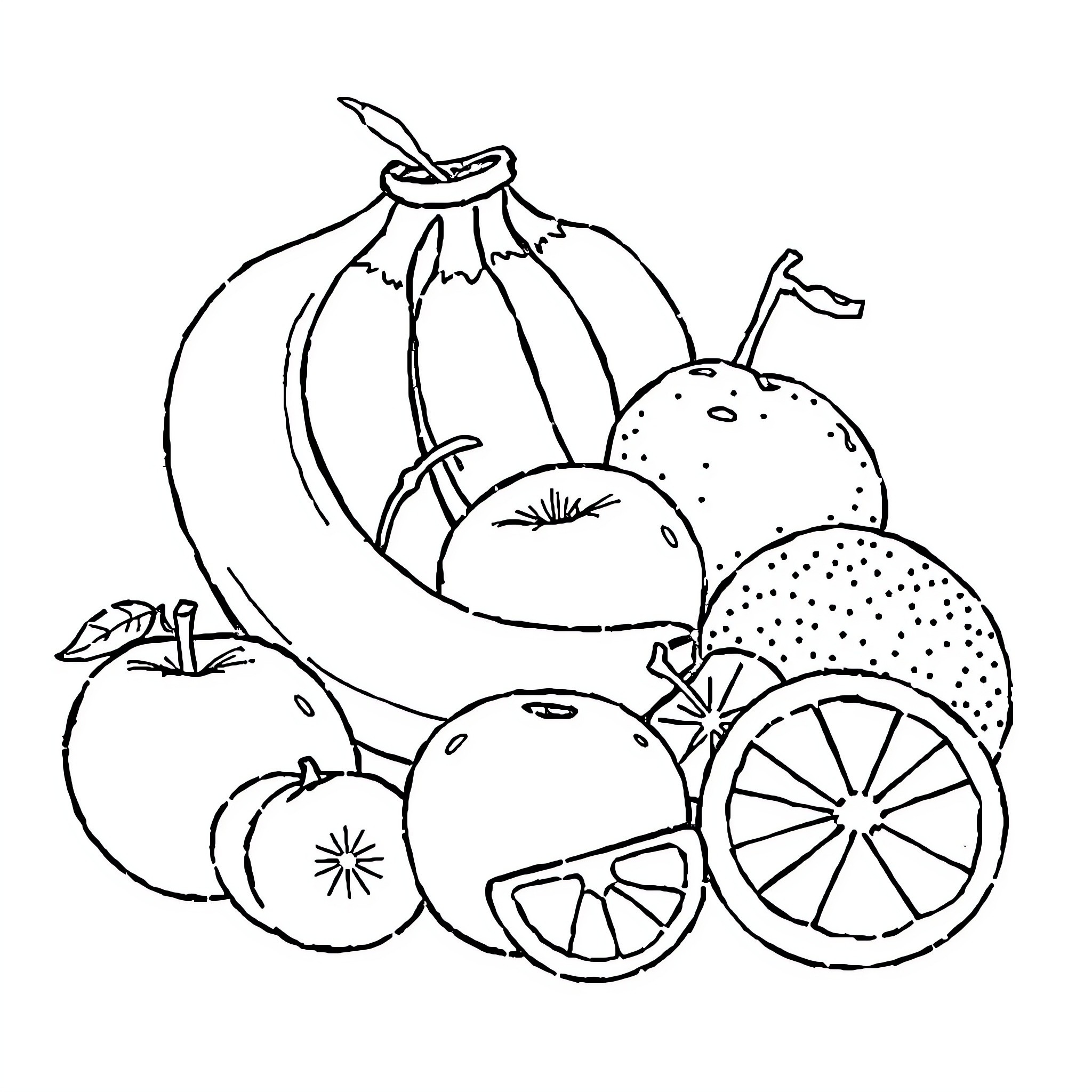 Best Fruit Coloring Pages (Free Printable PDF)