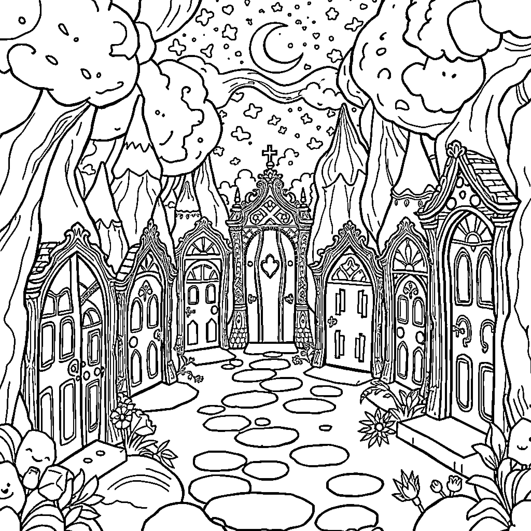 Best Door Coloring Pages (Free Printable PDF)