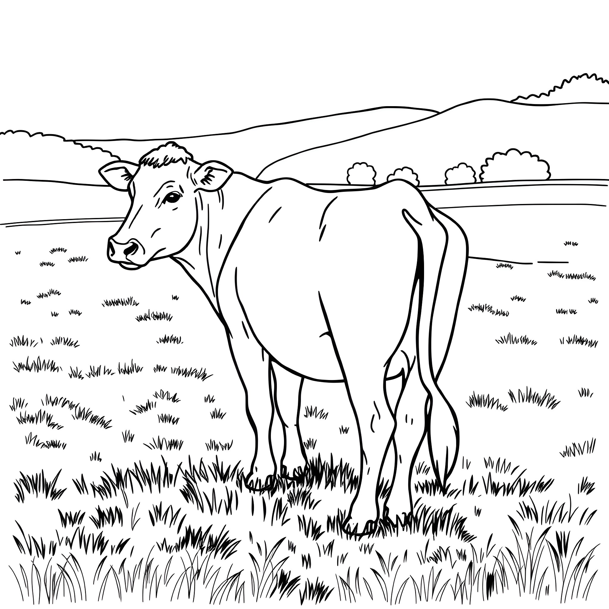 17 Best Cow Coloring Pages (Free Printable PDFs)