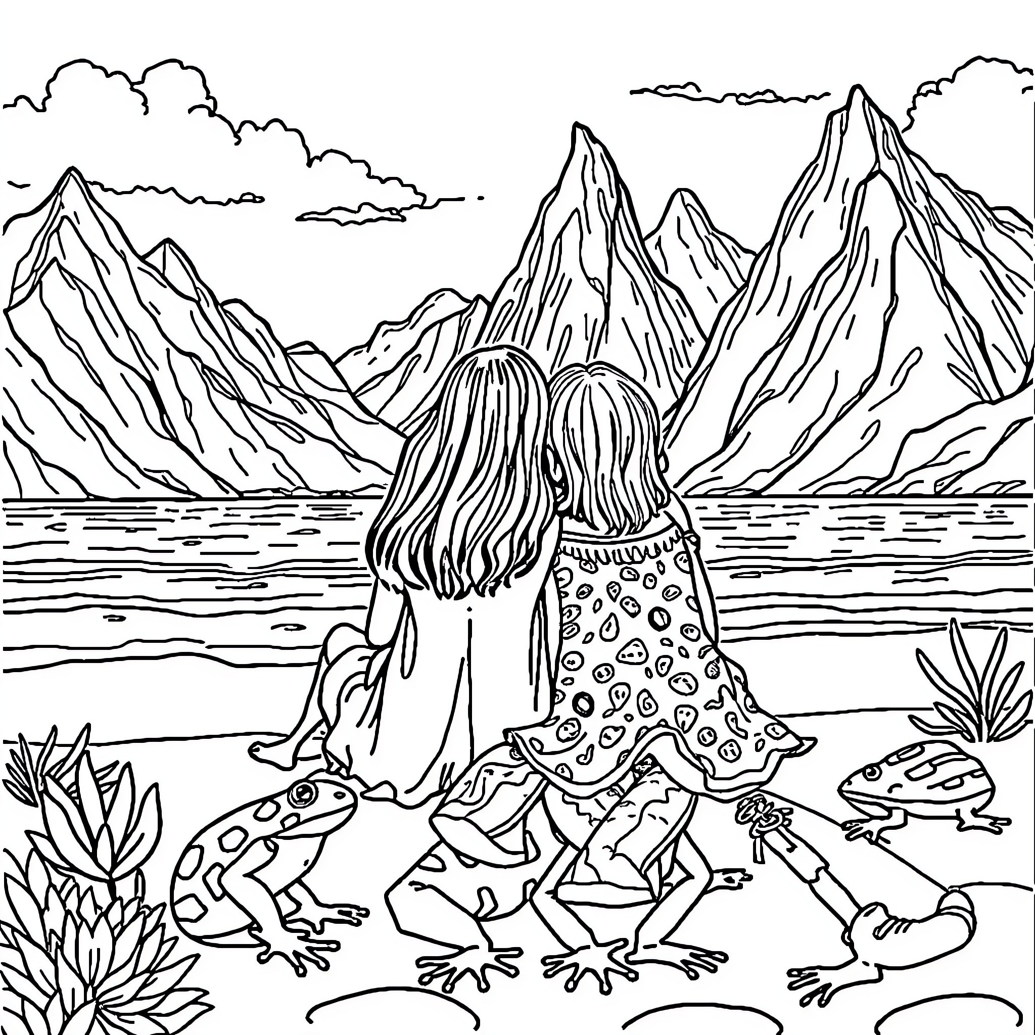 Best Sister Coloring Pages (Free Printable PDF)