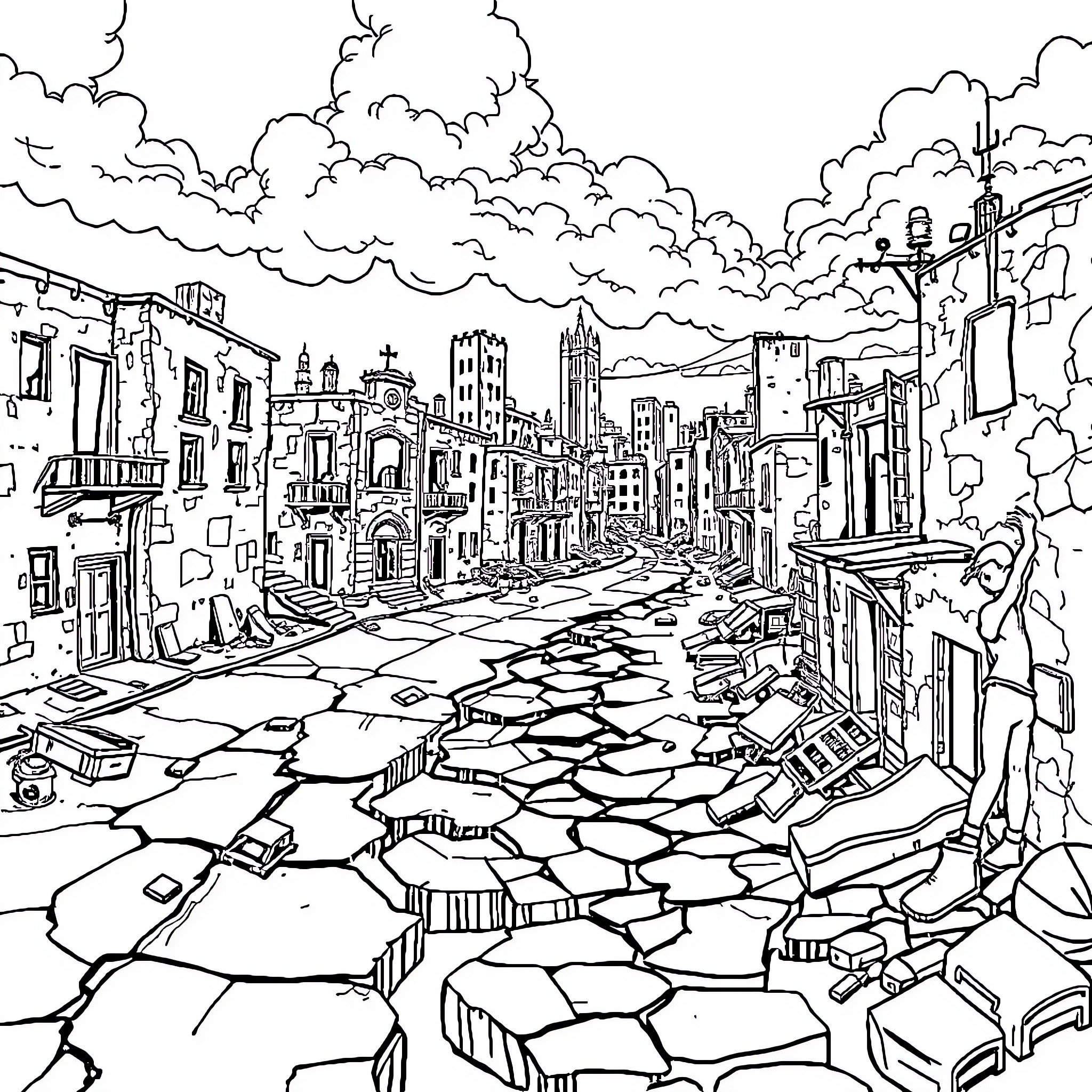 144 Best City Coloring Pages (Free Printable PDFs)