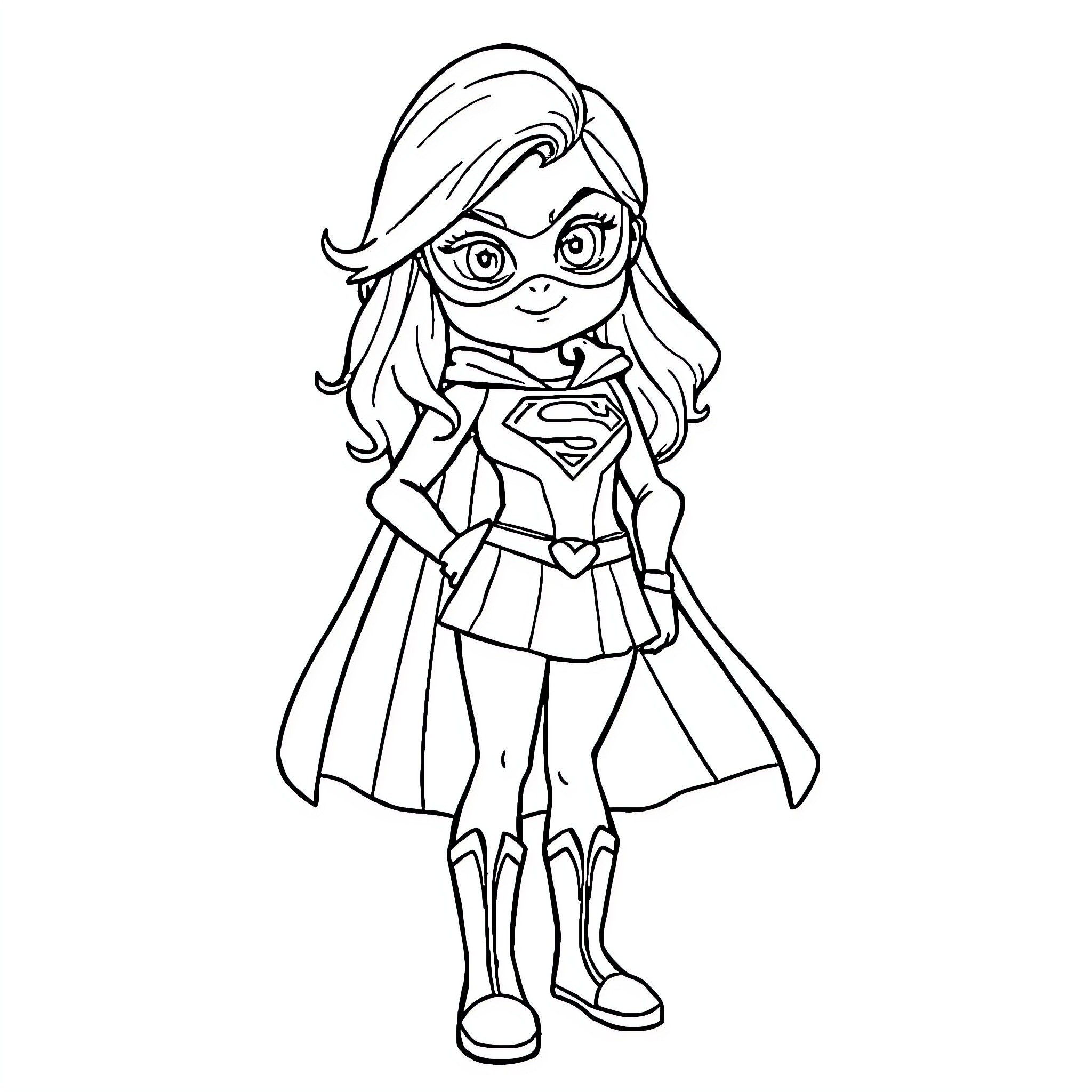 Best Supergirl Coloring Pages (Free Printable PDF)