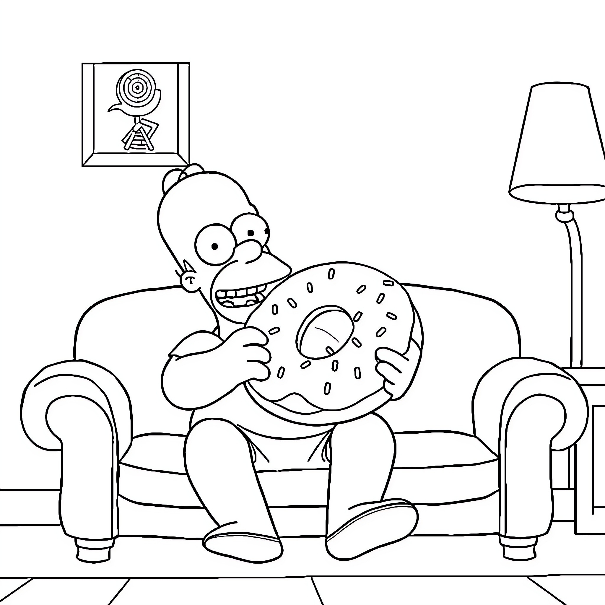Best Homer Simpson Coloring Pages (Free Printable PDF)