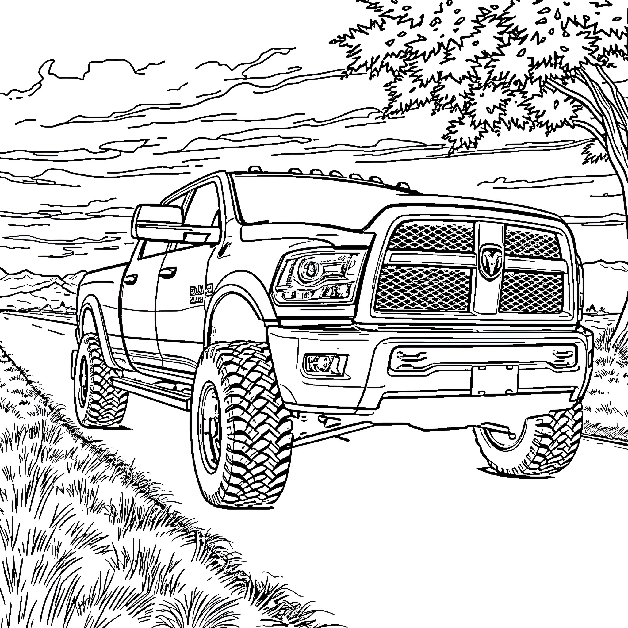 Best Ram Coloring Pages (Free Printable PDF)