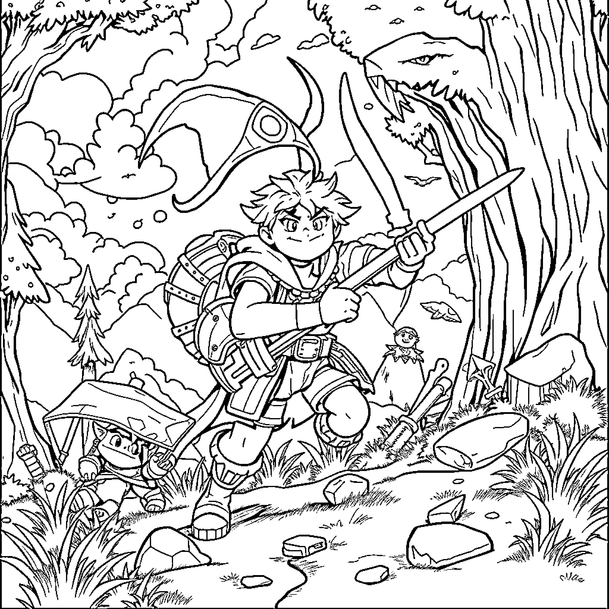 Best Huntrix Coloring Pages (Free Printable PDF)