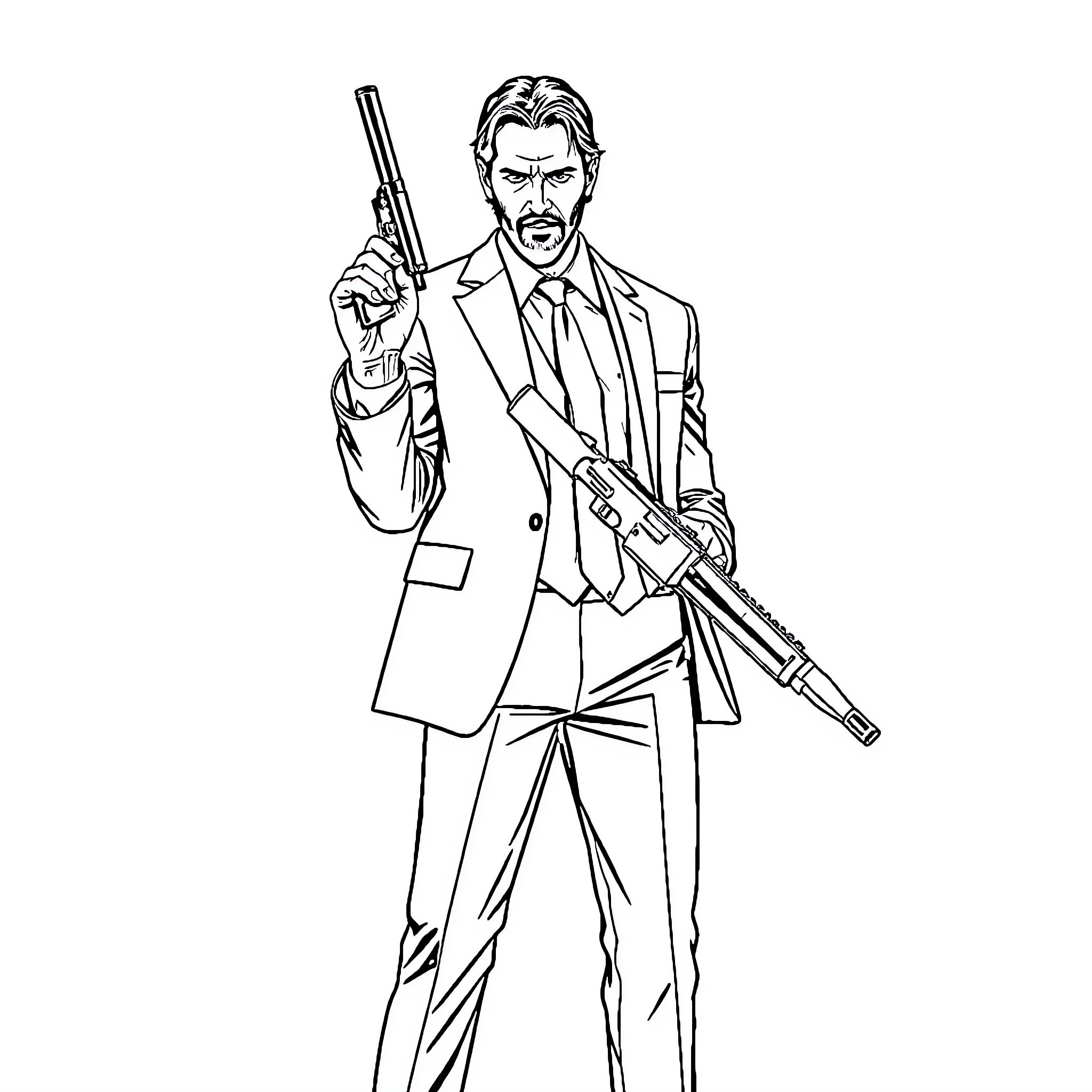 Best John Wick Coloring Pages (Free Printable PDF)